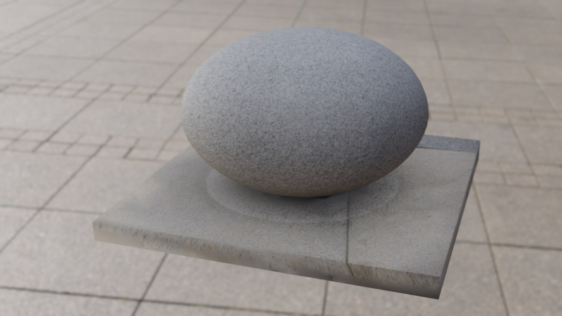 Circular Stone Sculpture 3D Model - TurboSquid 1853150