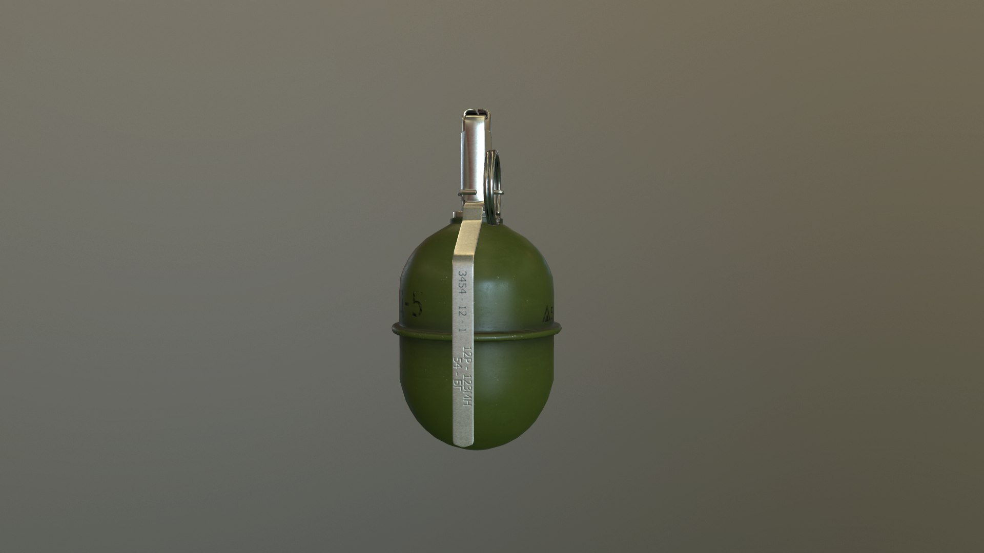 3d Pbr Rgd-5 Grenade