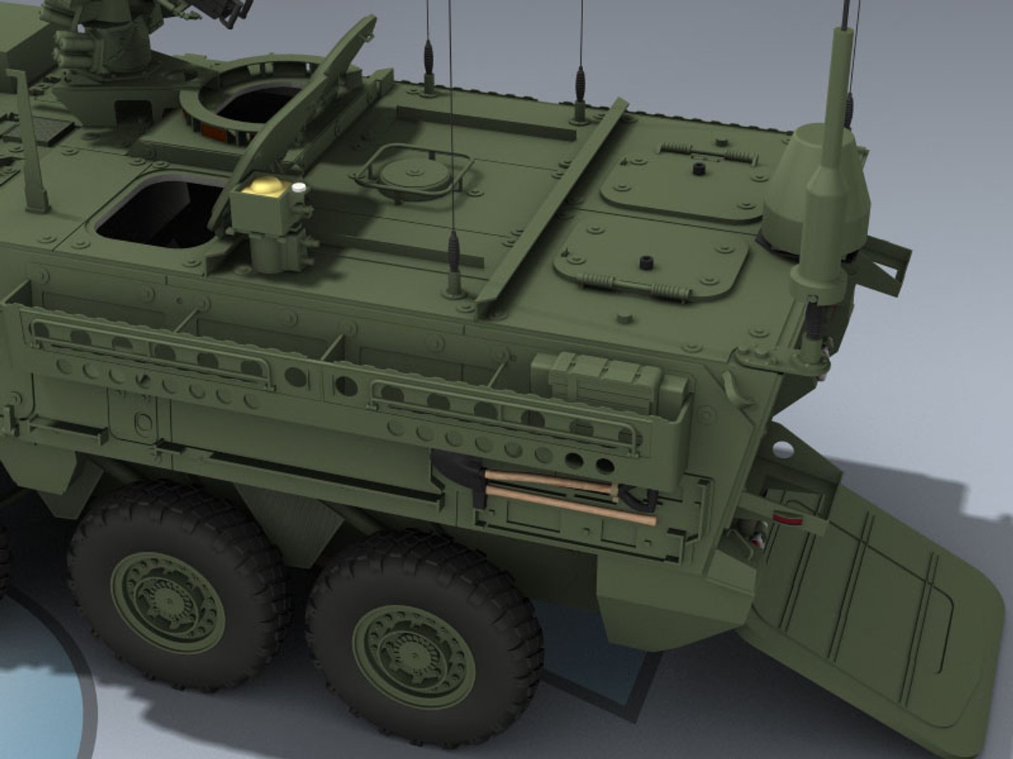 3d Obj M1130 Cv Stryker
