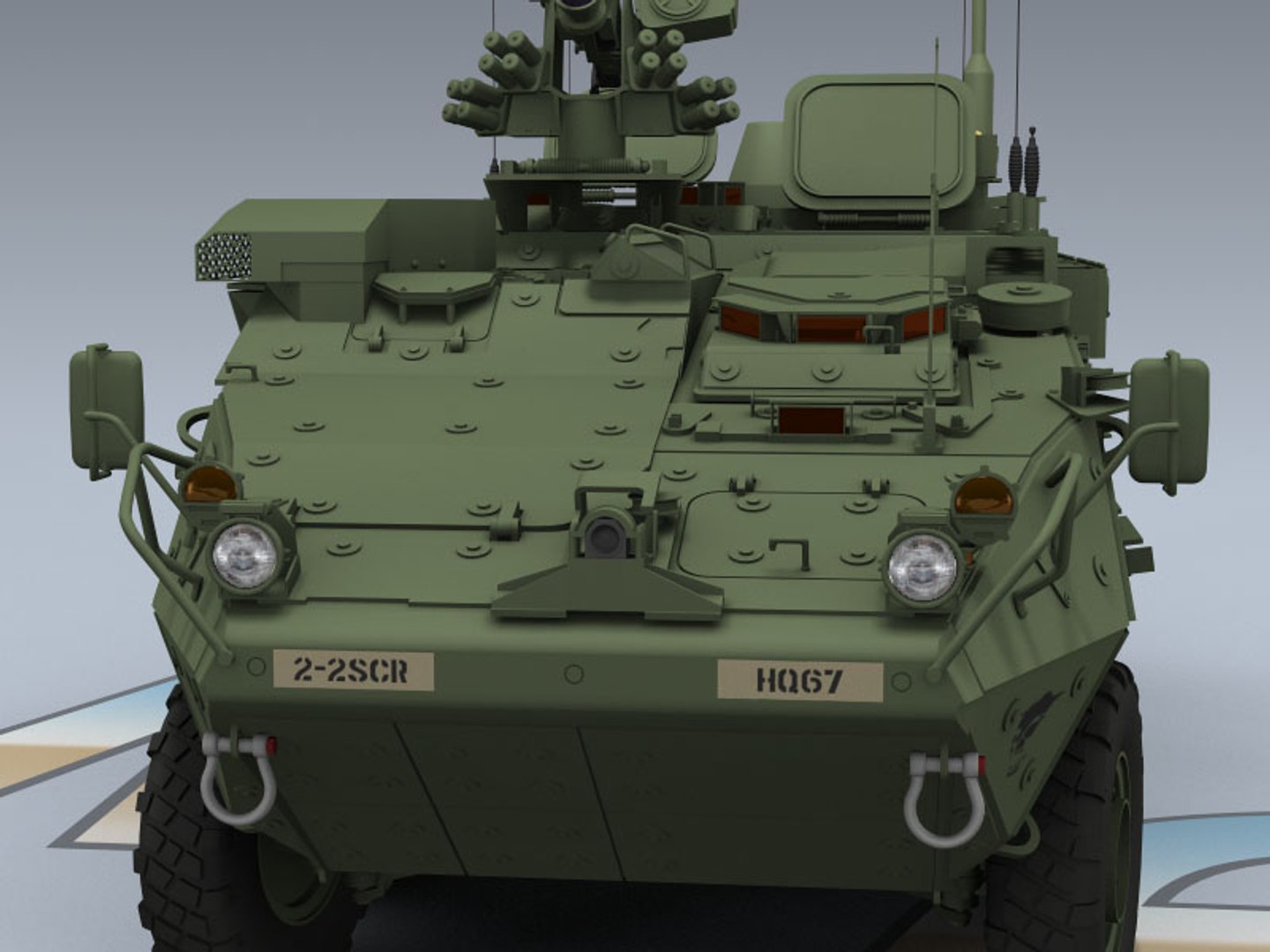 3d Obj M1130 Cv Stryker
