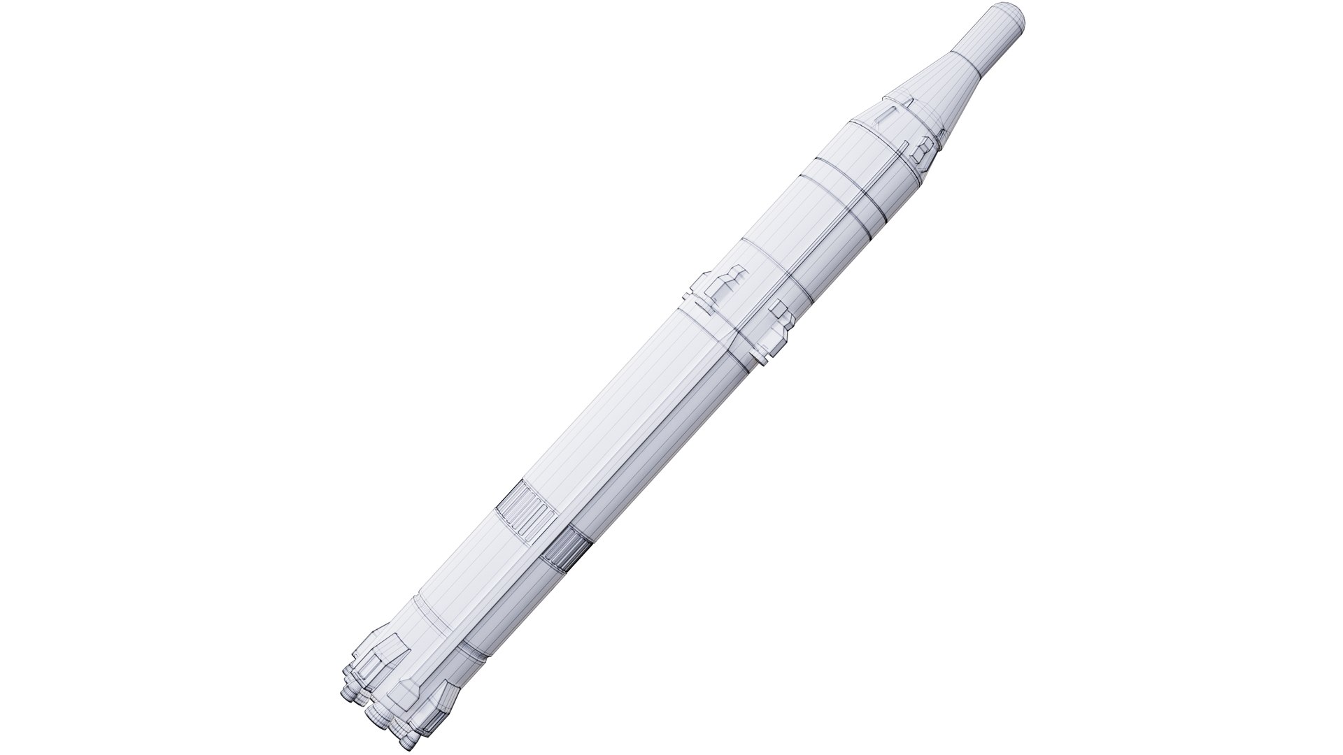 3D R-36 Ballistic Missile Model - TurboSquid 1857688