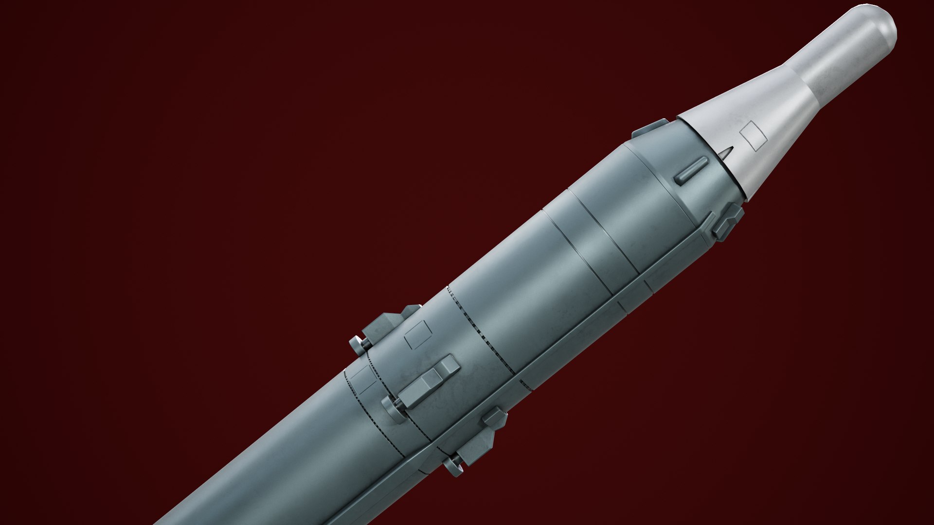 3D R-36 Ballistic Missile Model - TurboSquid 1857688