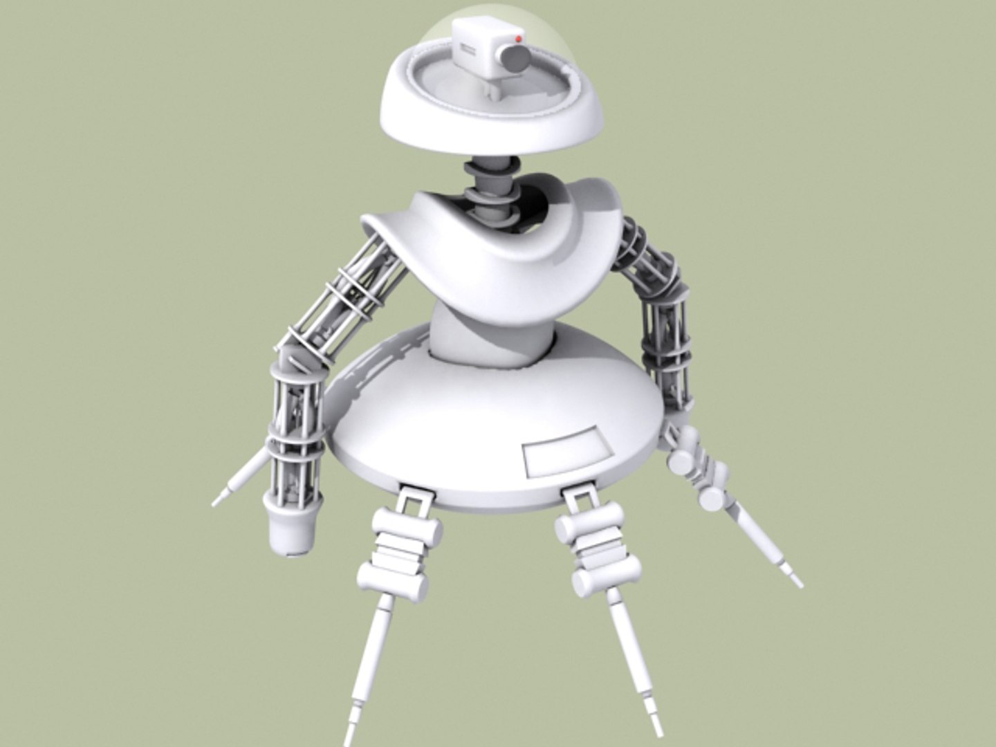3d Mech Robot Model