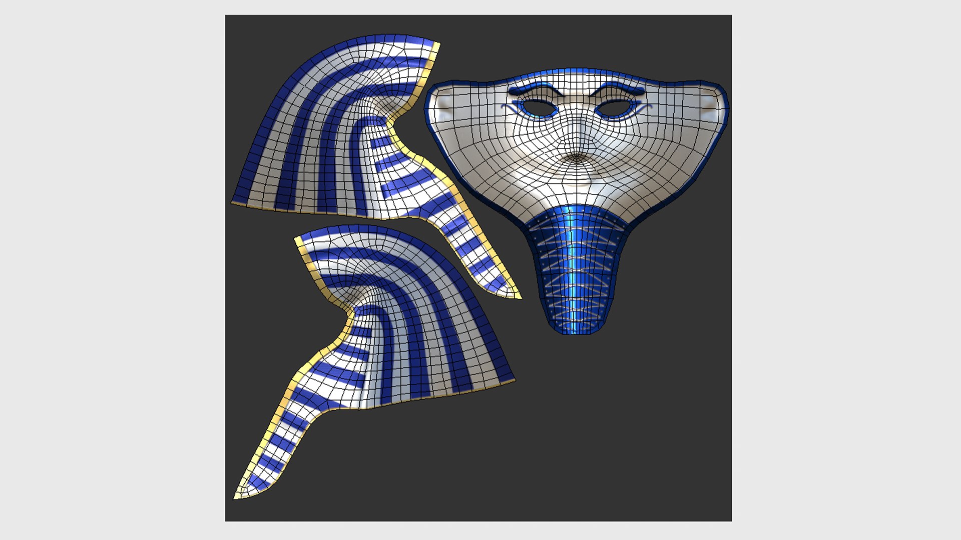 3D Amun Mask A07 - Egyptian Gods Character Clothing Model - TurboSquid ...