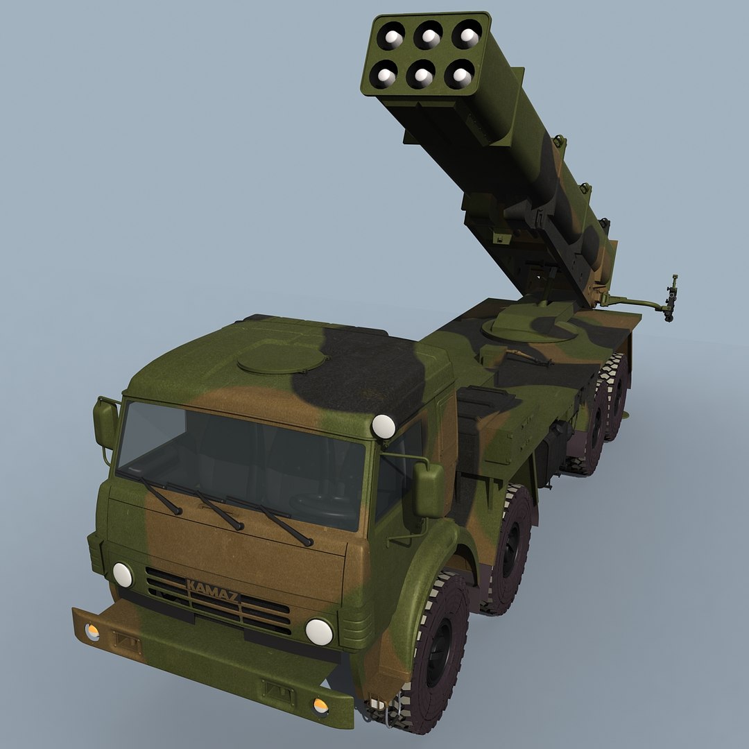 Max 9a52-4 Bm-30 Smerch Rockets