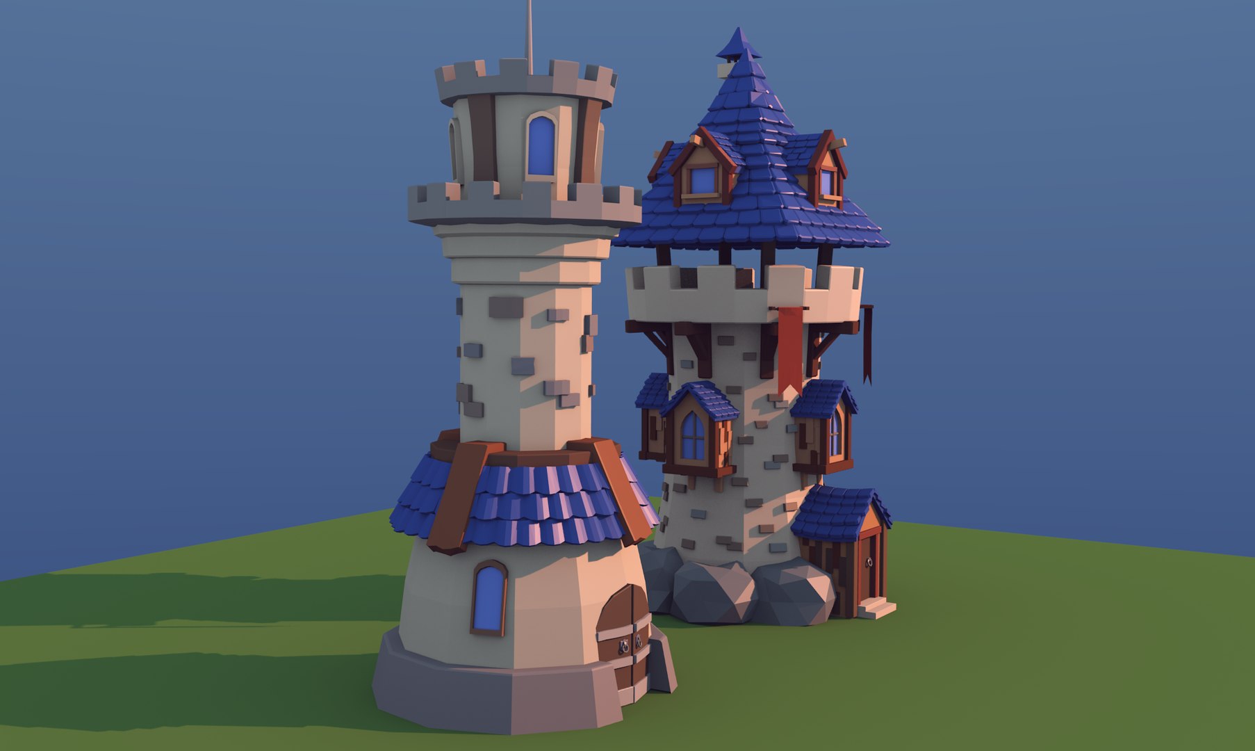 Towers Games 3D Model - TurboSquid 1170685