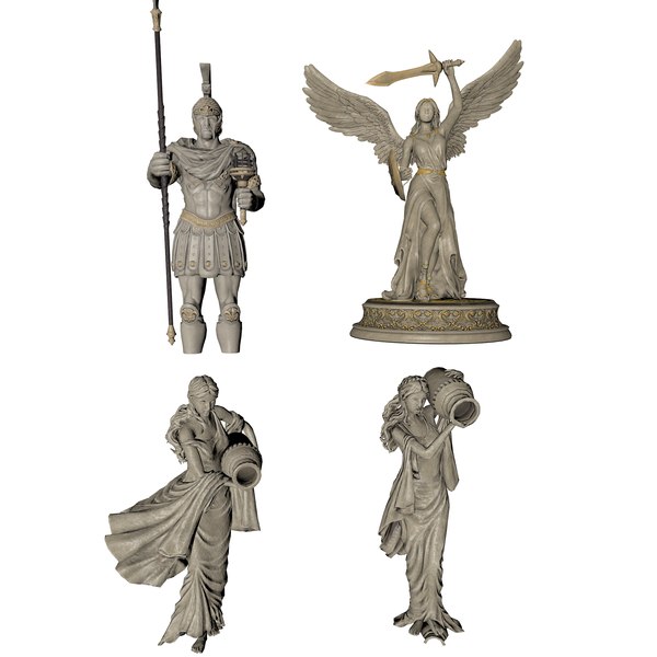 god statue 3d max