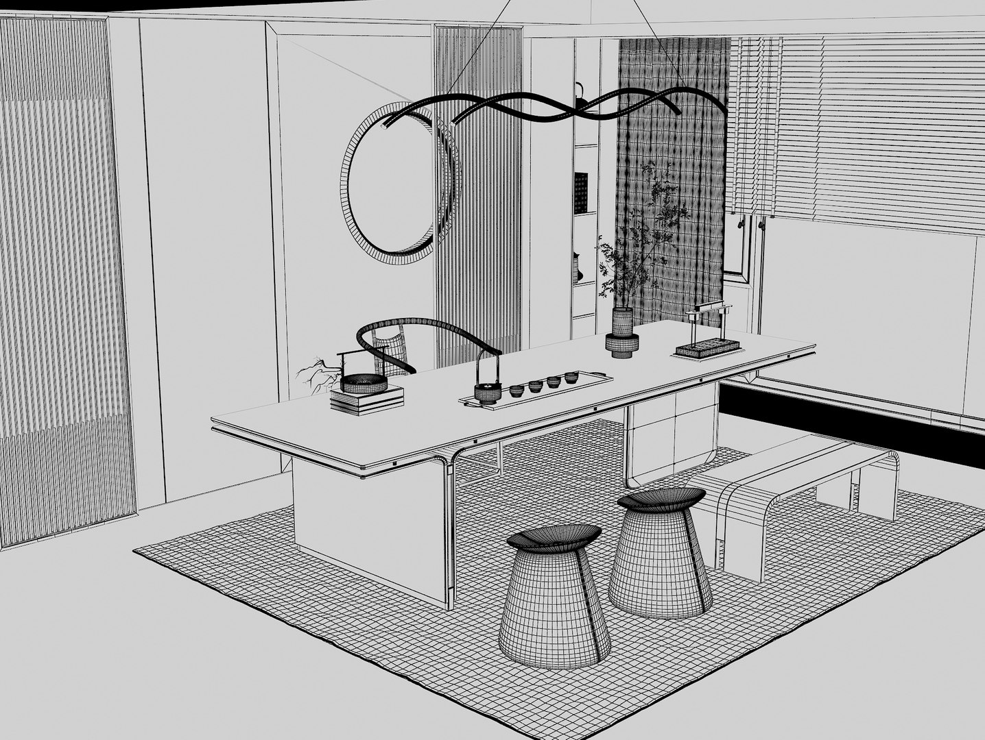 3D Modern living room - TurboSquid 2123995