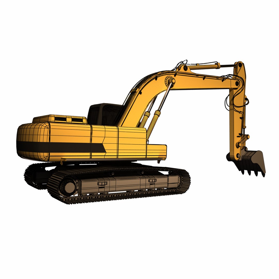 Engins Poclain 3D - TurboSquid 1206116