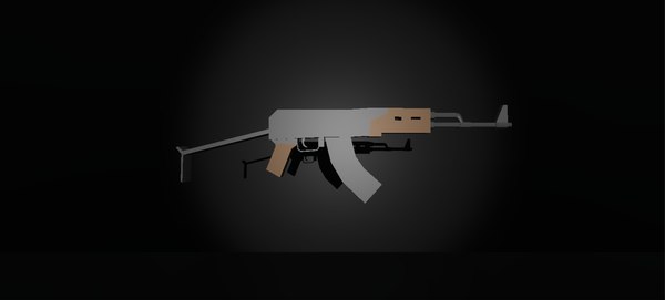 ak 74 3d model