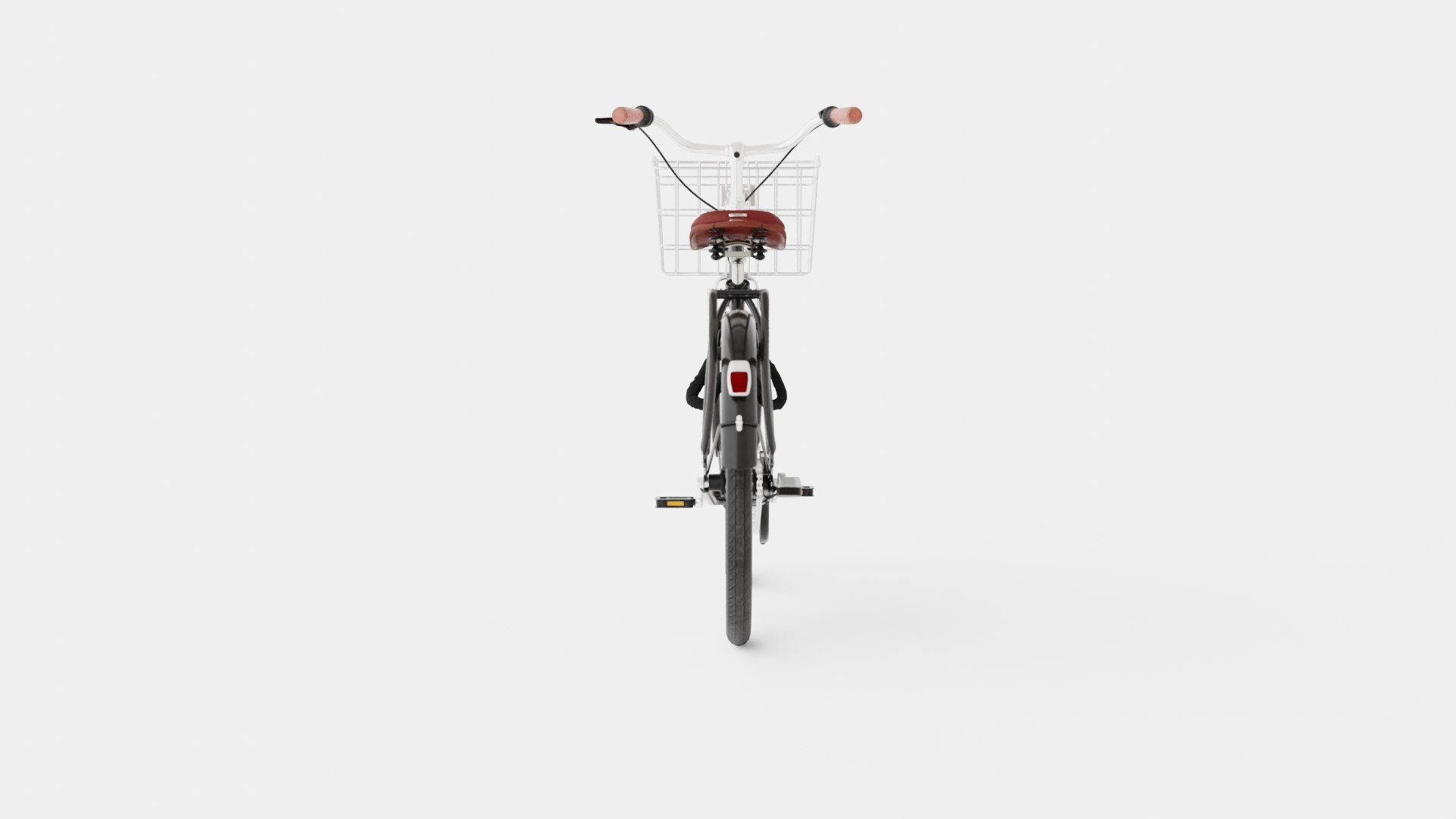 3D Model Black Bicycle - TurboSquid 2315589