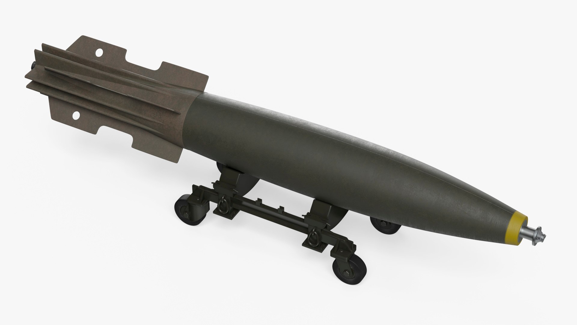 3D MK-82 500 Lb Aircraft Bomb On Stand - TurboSquid 2389946