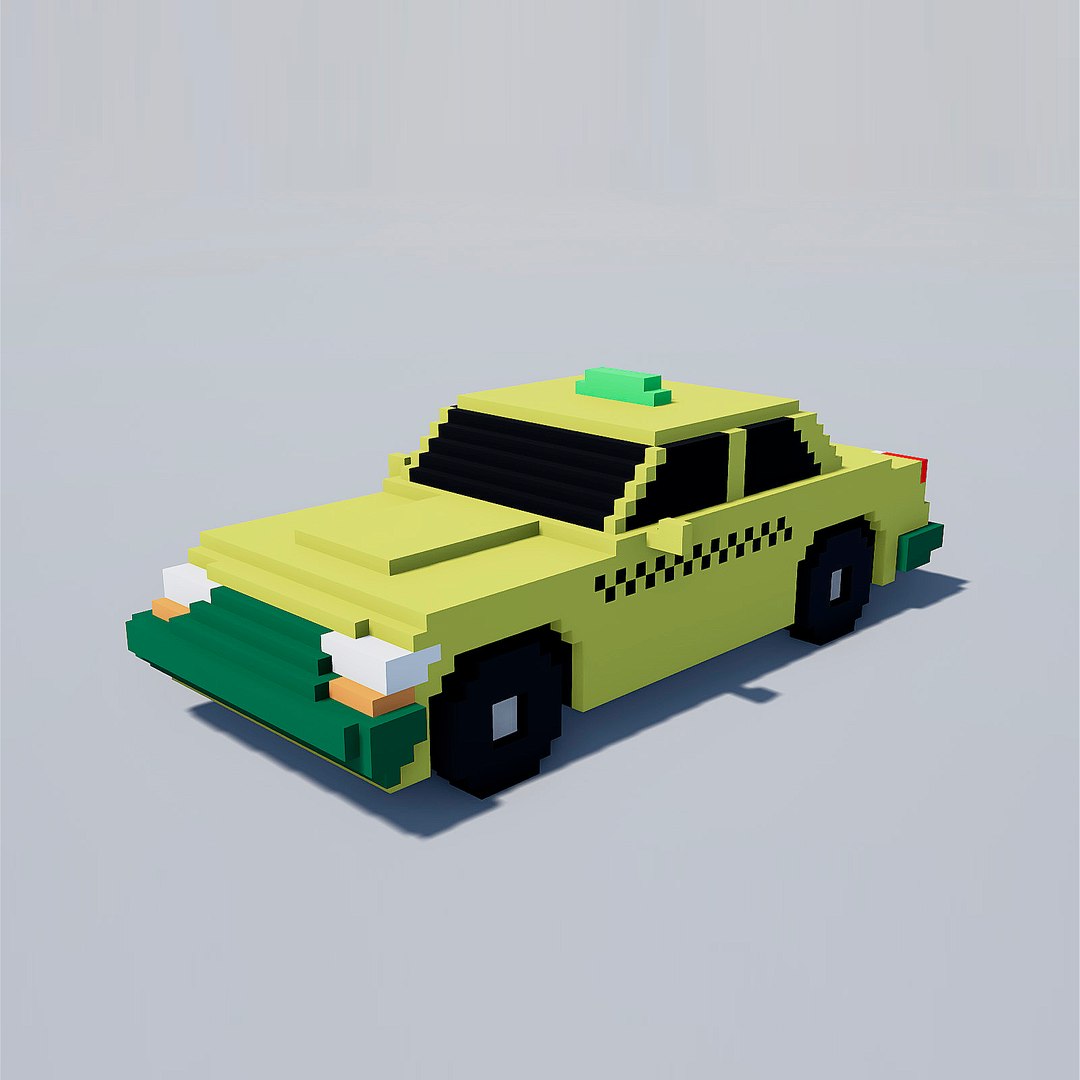 Voxel Cars 3D Model - TurboSquid 1235594