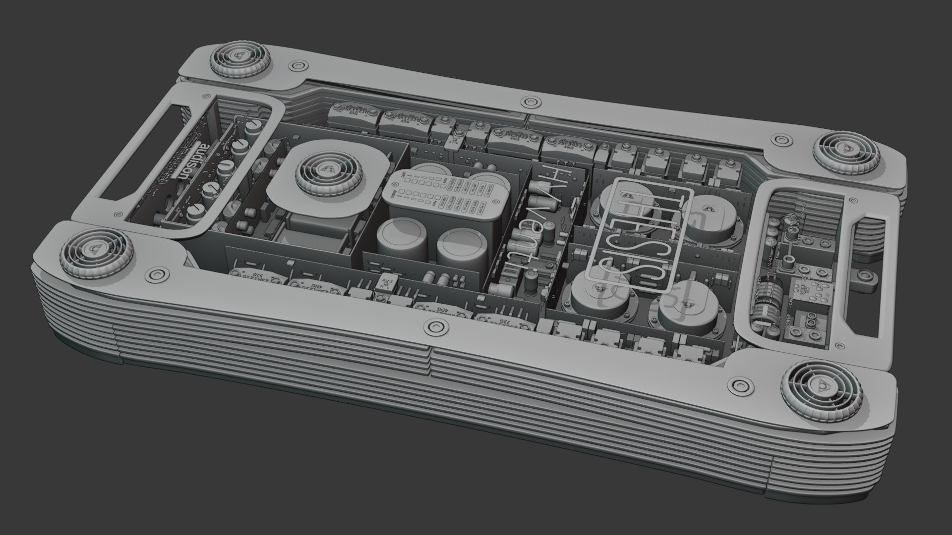 Car Amplifier 3D Model - TurboSquid 1850517
