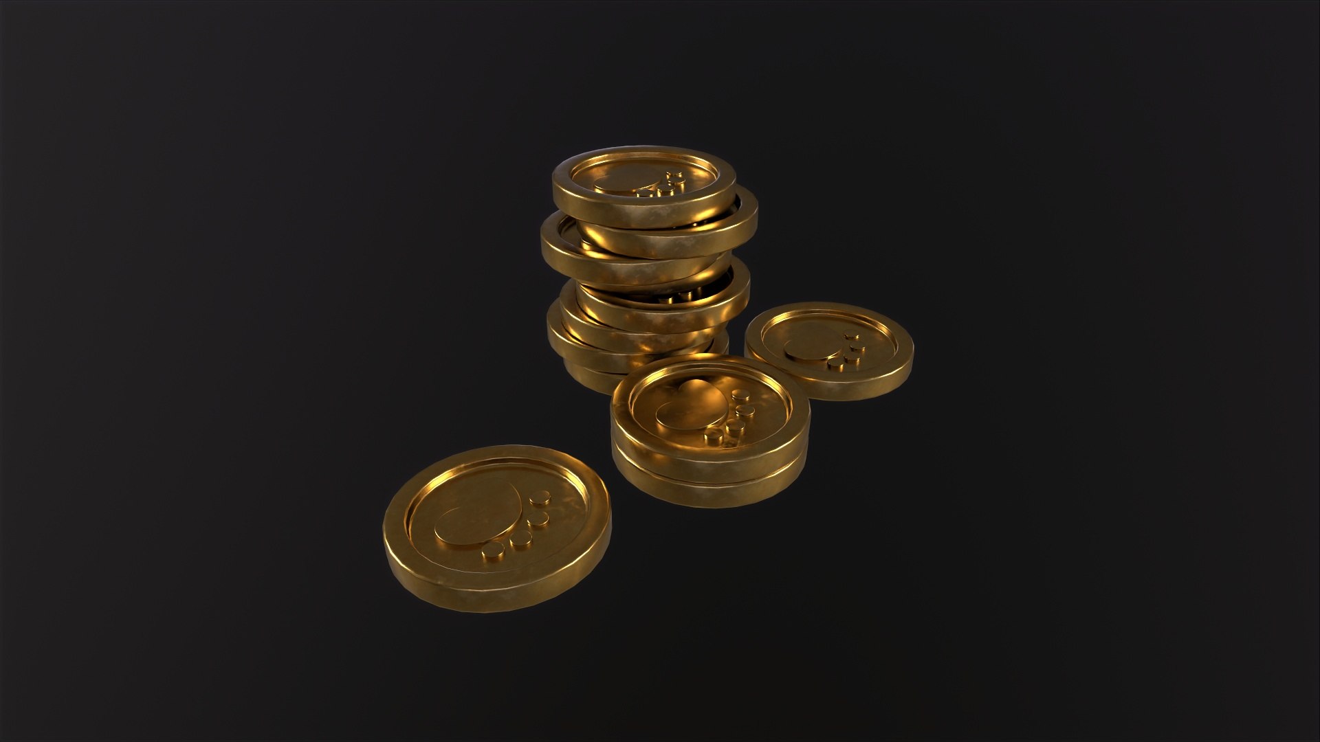 Gold Coin 3D Model - TurboSquid 2119915