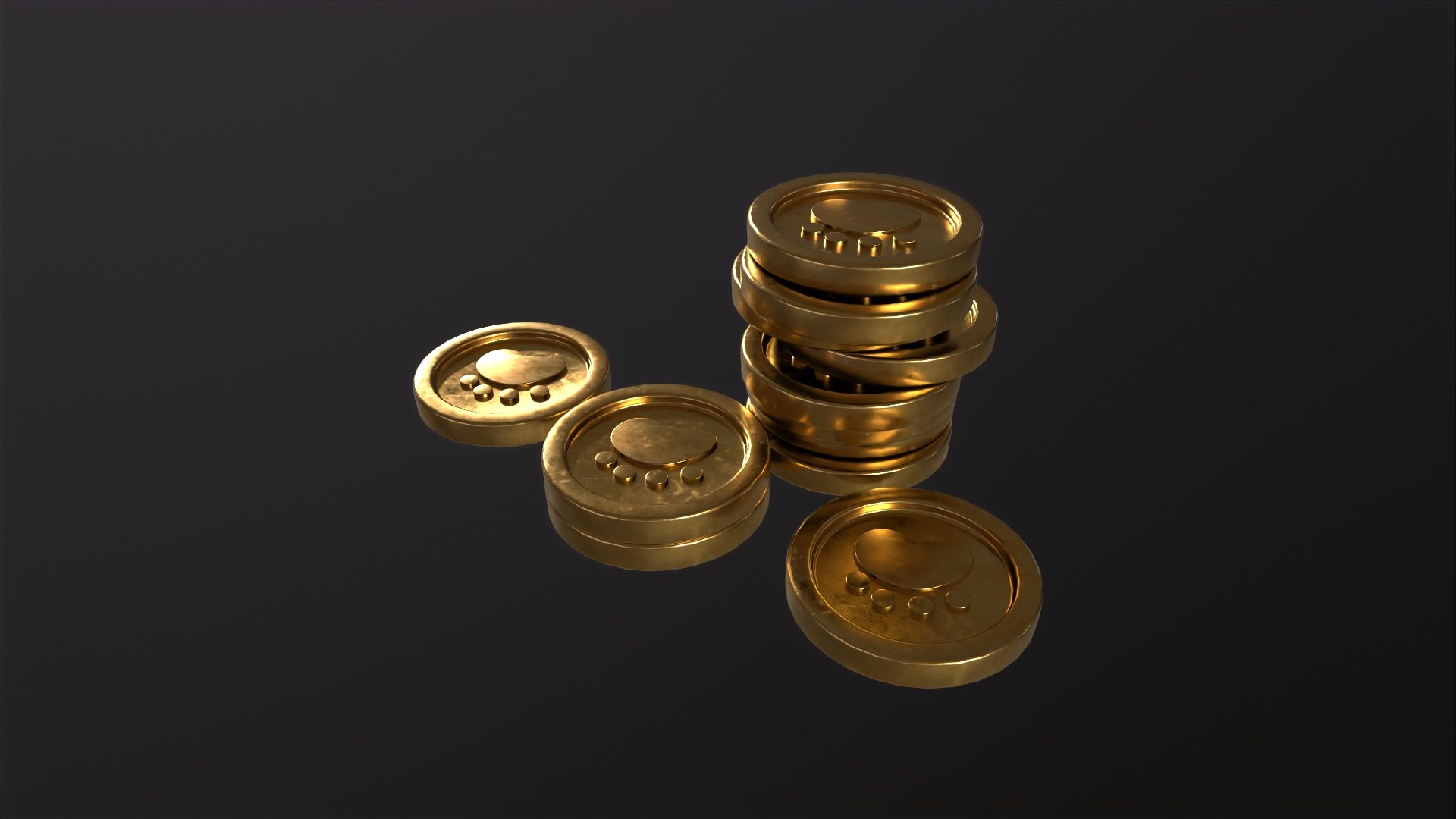Gold Coin 3D Model - TurboSquid 2119915
