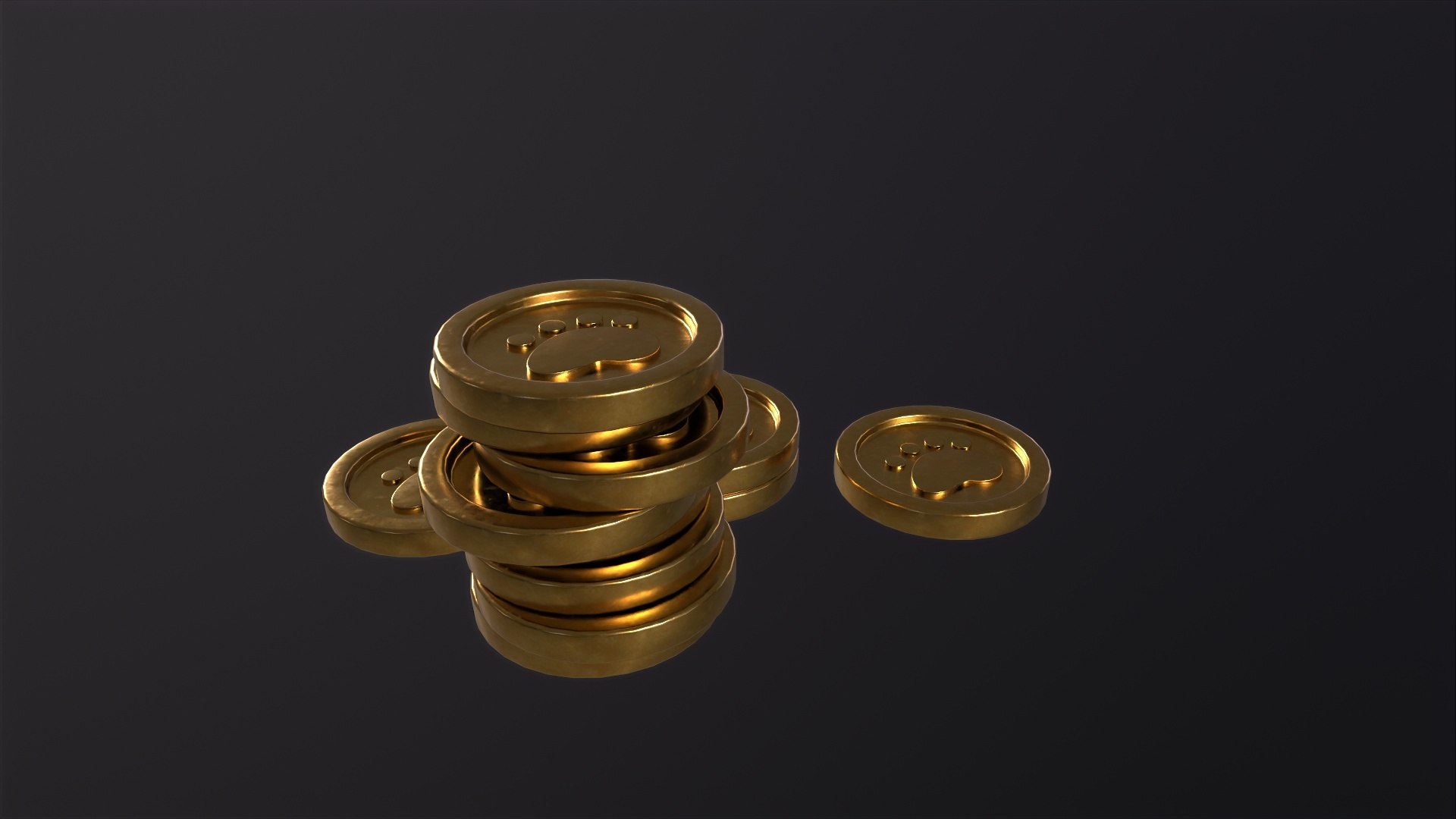 Gold Coin 3D Model - TurboSquid 2119915