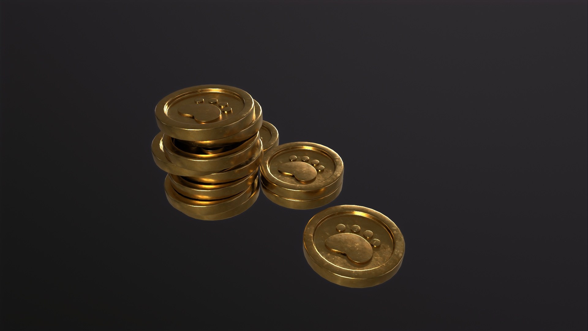 Gold Coin 3D Model - TurboSquid 2119915