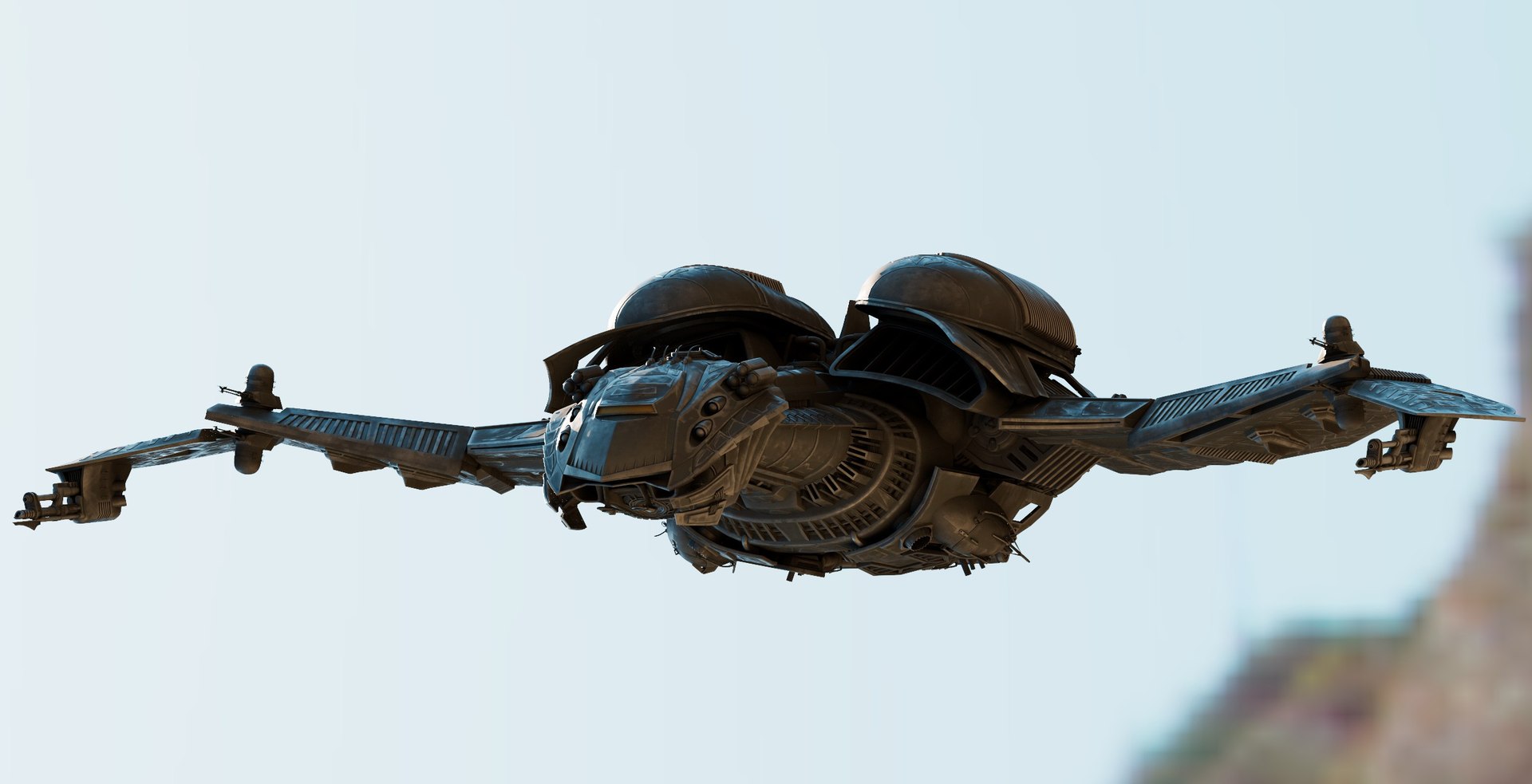 3D Bird Of Prey Slayer Class Starship Original Concept Design ...