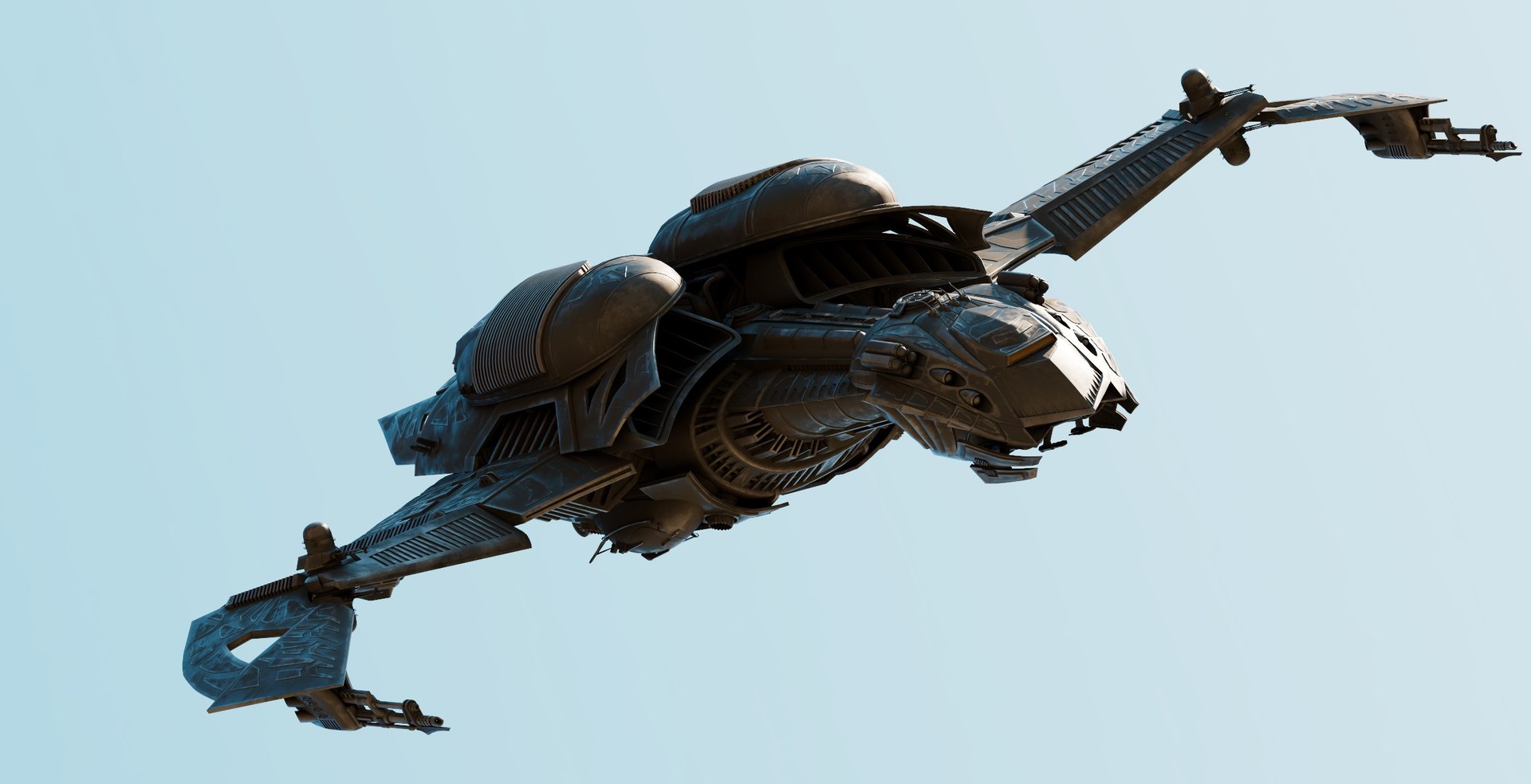 3D Bird Of Prey Slayer Class Starship Original Concept Design ...