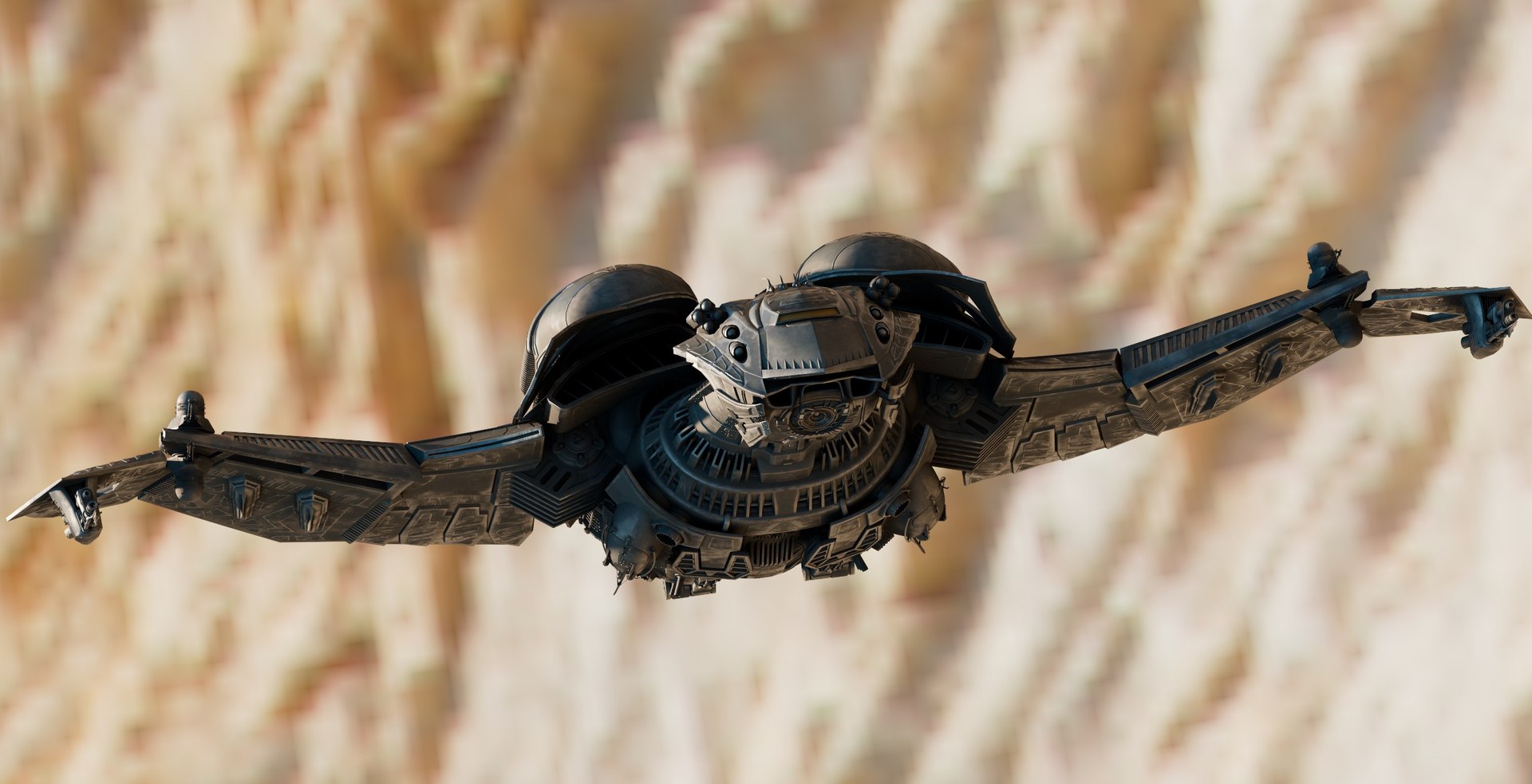 3D Bird Of Prey Slayer Class Starship Original Concept Design ...