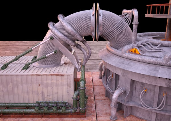 3D Voltaic Arc Furnace C4D Corona 5 - TurboSquid 1723864