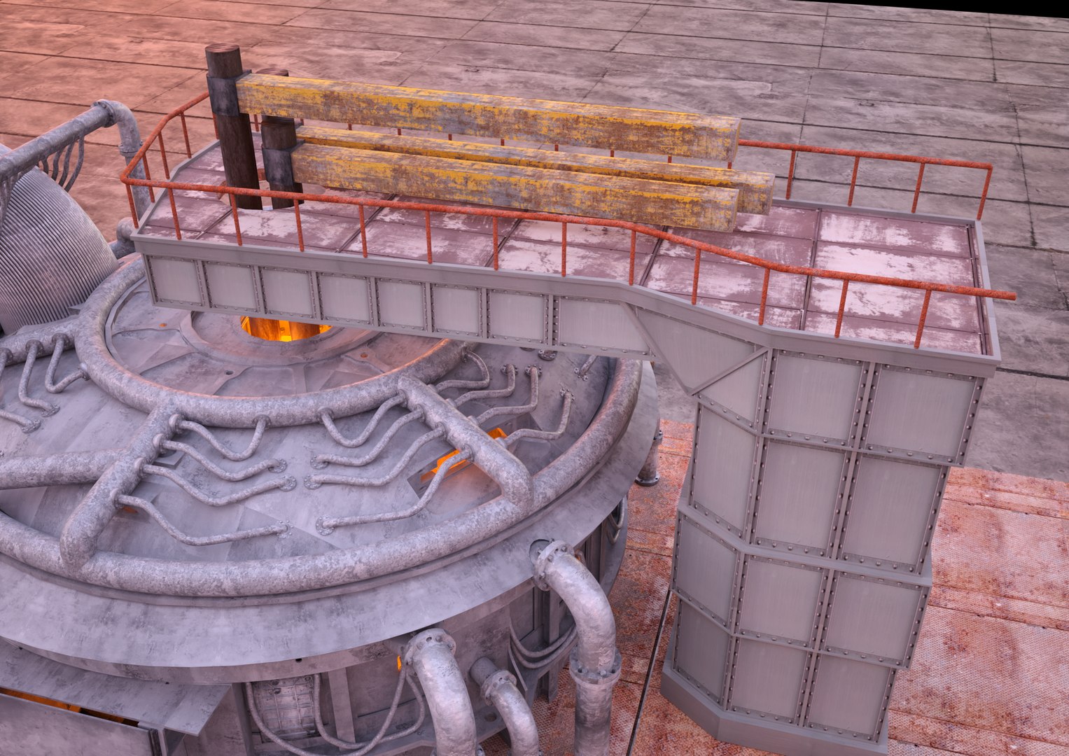 3D Voltaic Arc Furnace C4D Corona 5 - TurboSquid 1723864