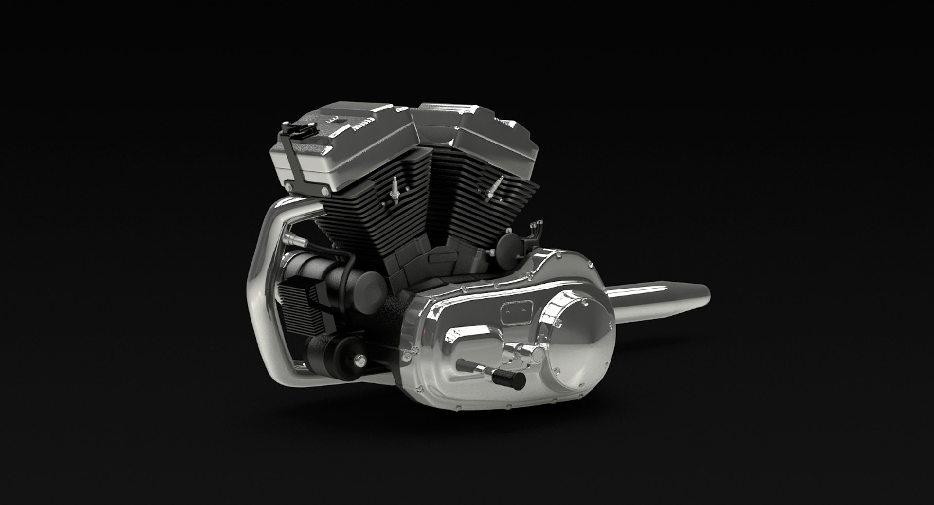 Harley-davidson Evo Engine Model - TurboSquid 1218955