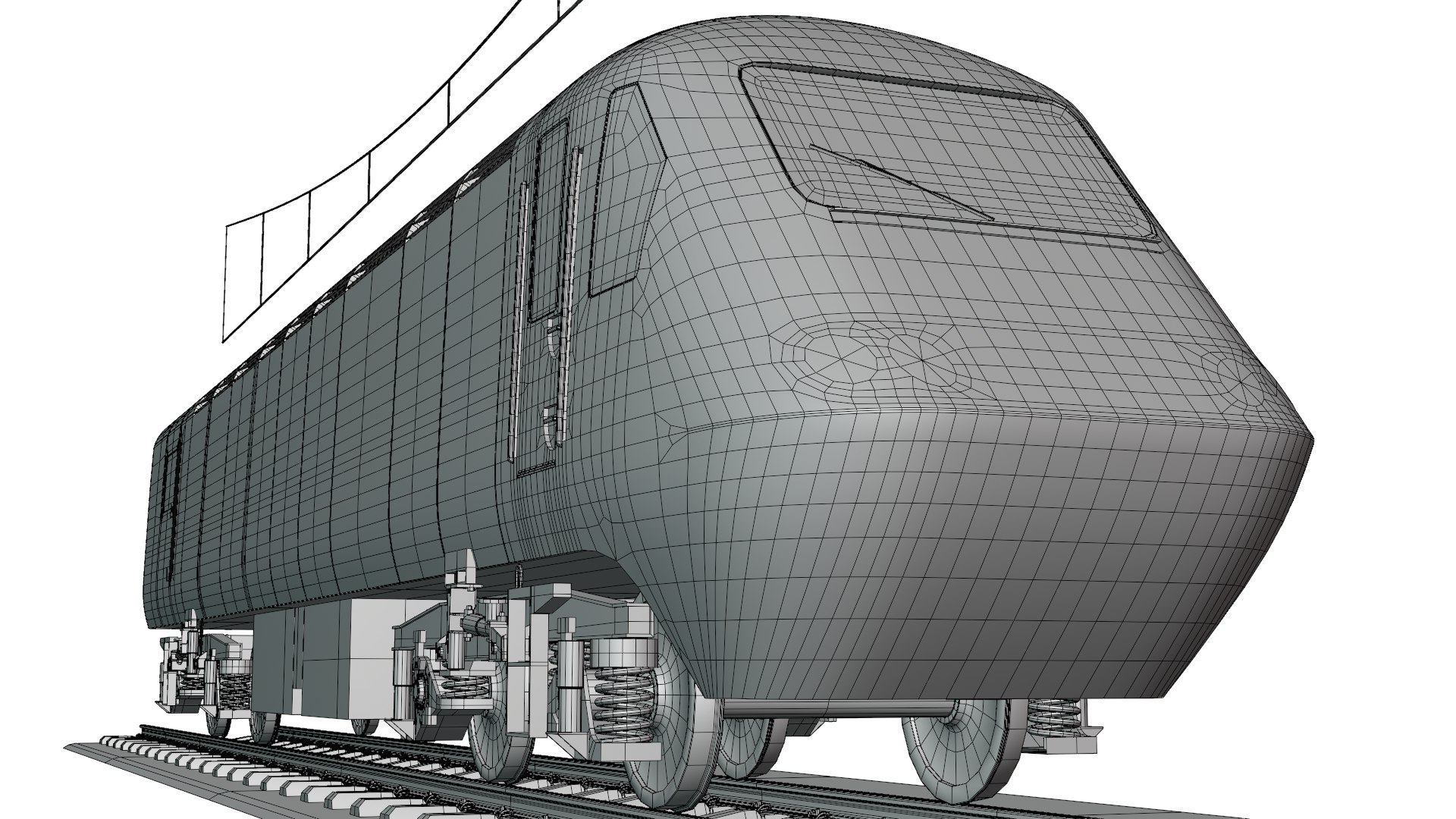 3D Locomotive Train Class 43 - TurboSquid 1616705
