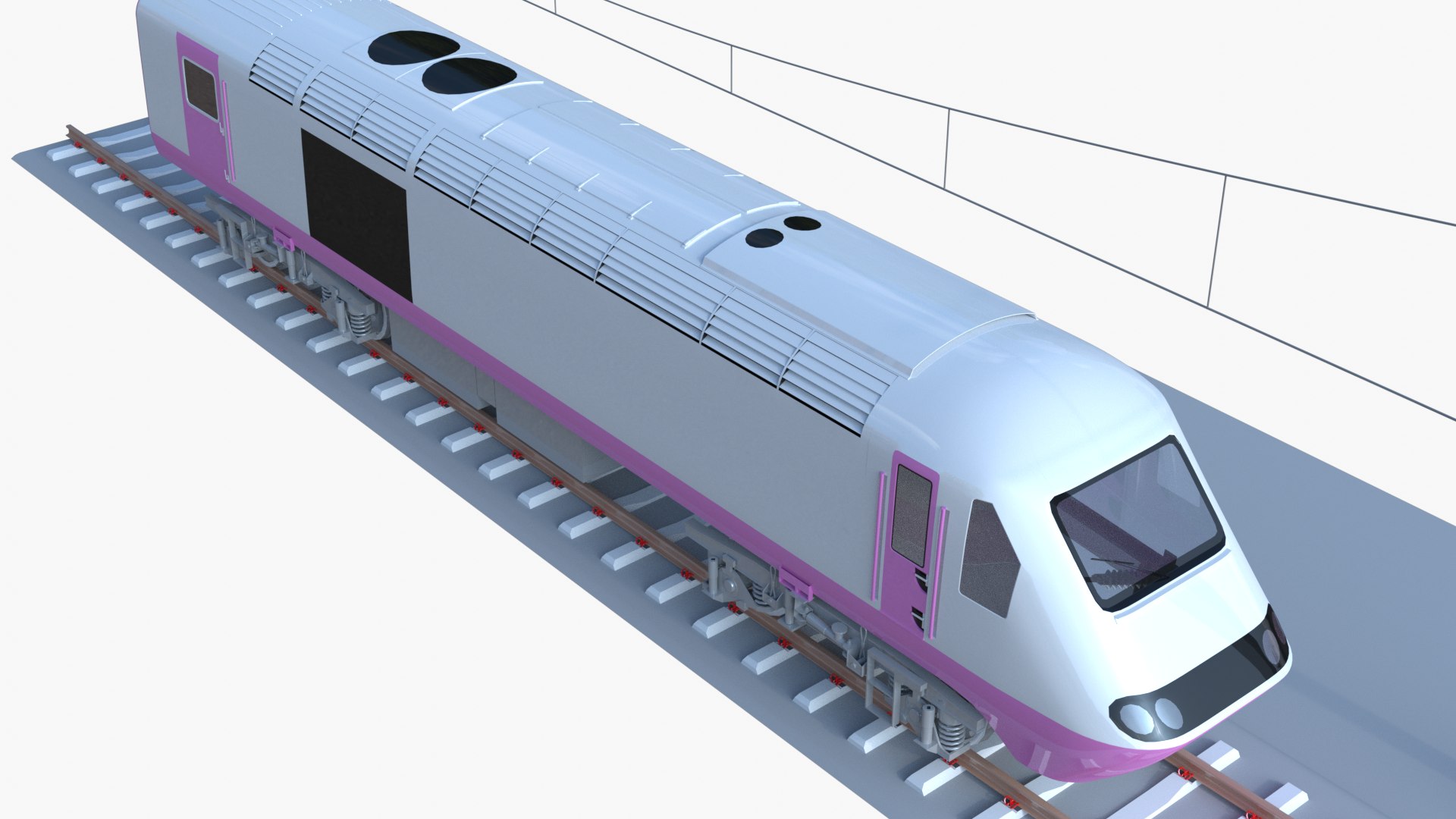 3D Locomotive Train Class 43 - TurboSquid 1616705