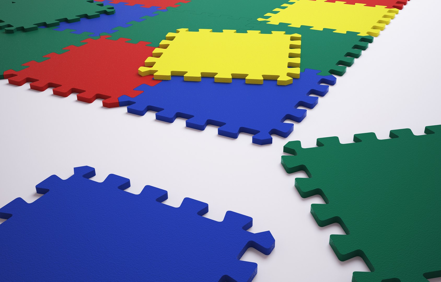 Free Puzzle Mat 3D Model - TurboSquid 1195442