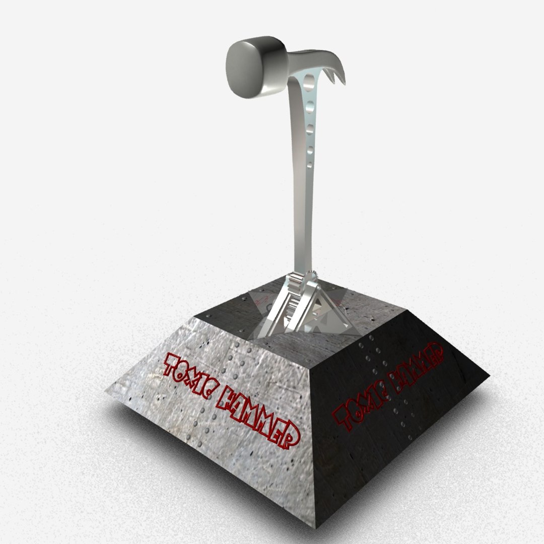 3D Model Hammer Bot Machine - TurboSquid 1435644