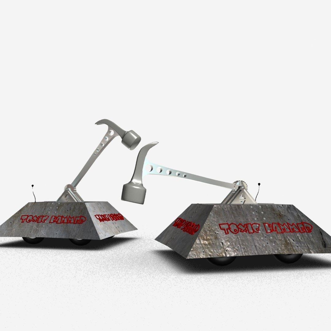 3D Model Hammer Bot Machine - TurboSquid 1435644