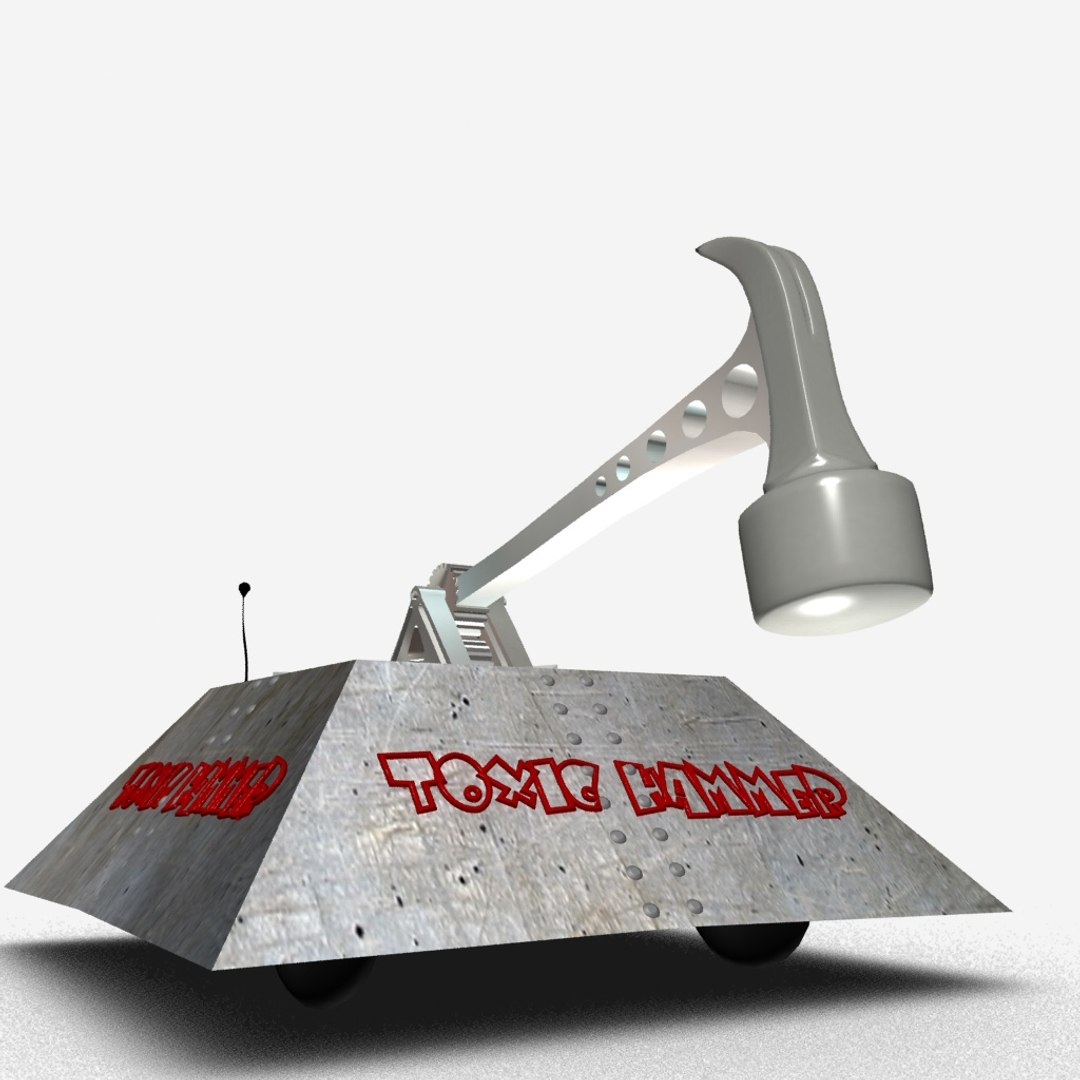 3D Model Hammer Bot Machine - TurboSquid 1435644