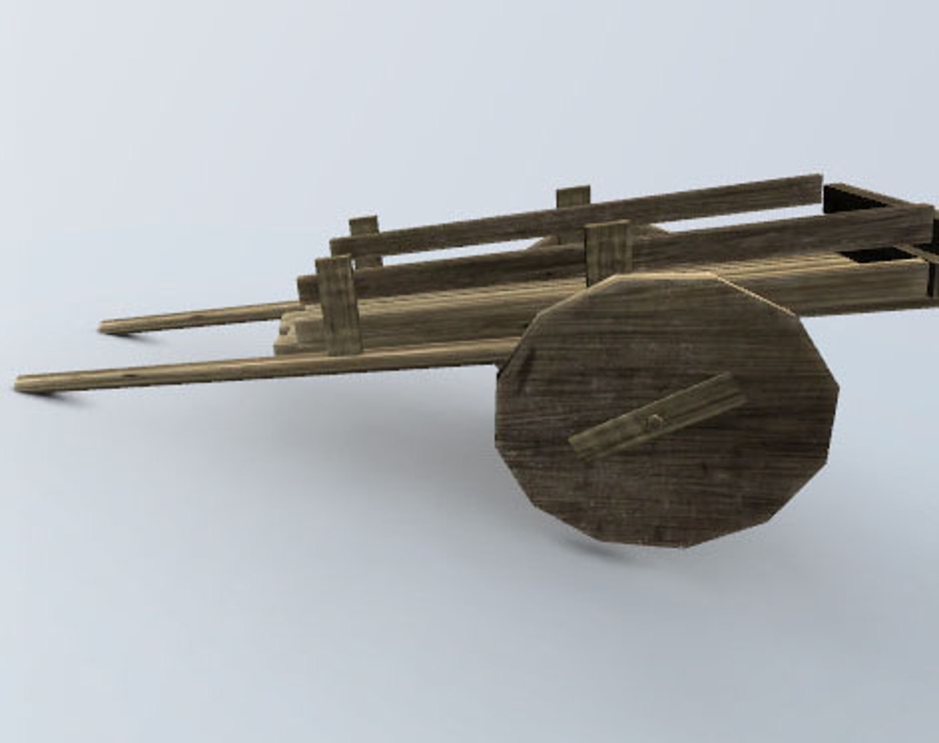 Free Indian Bull Cart 3d Model