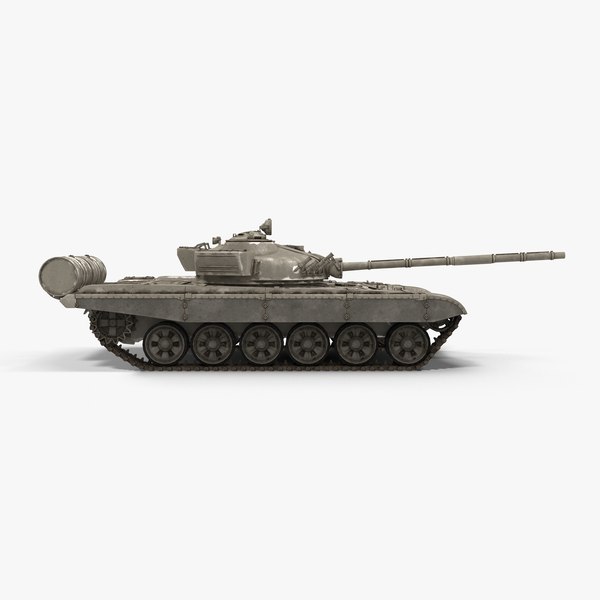 t-72 modeled 3d model