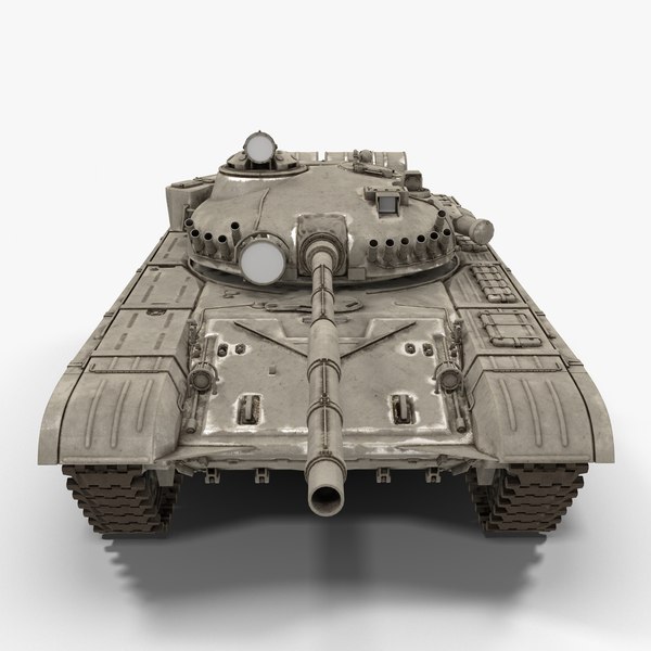 t-72 modeled 3d model