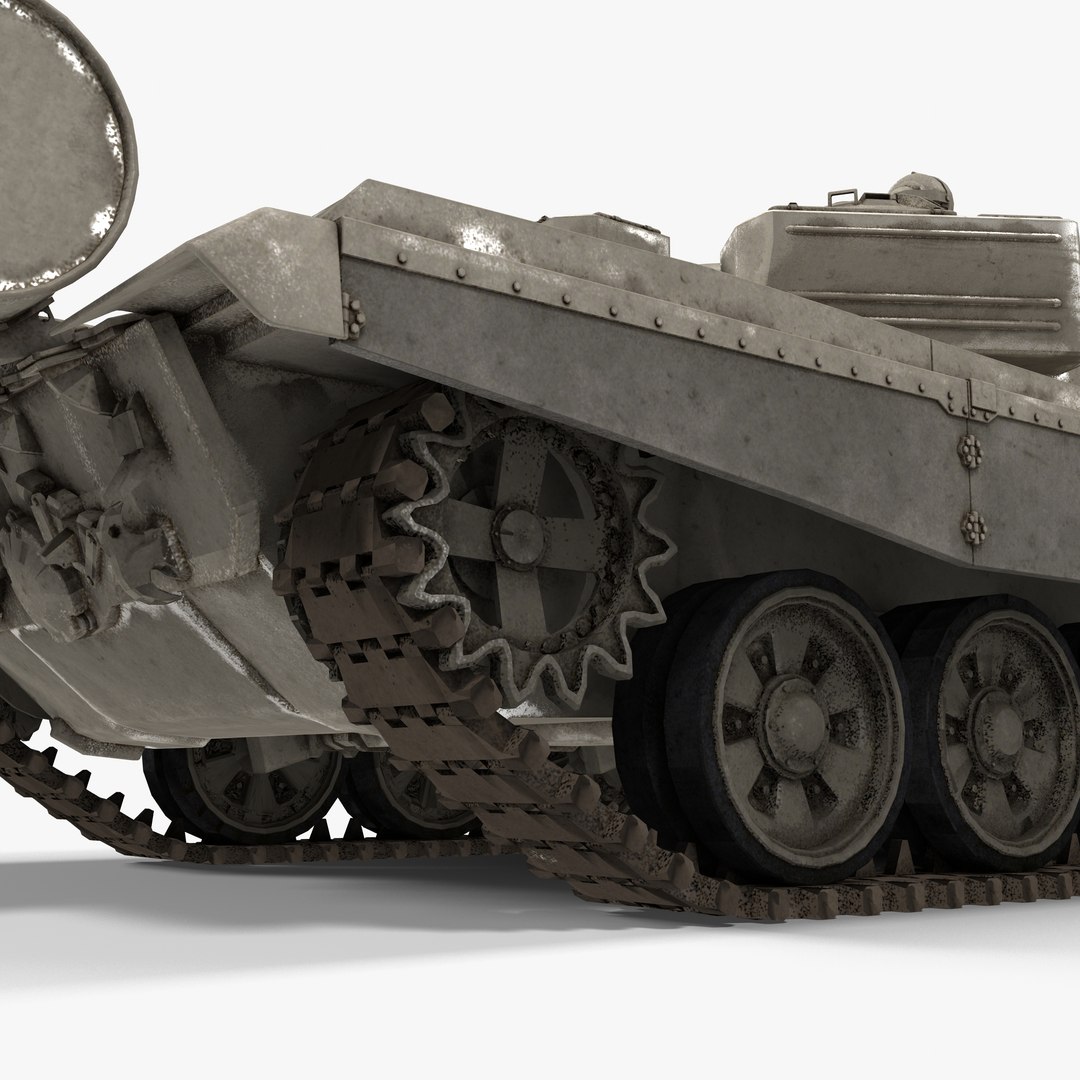 T-72 Modeled 3d Model