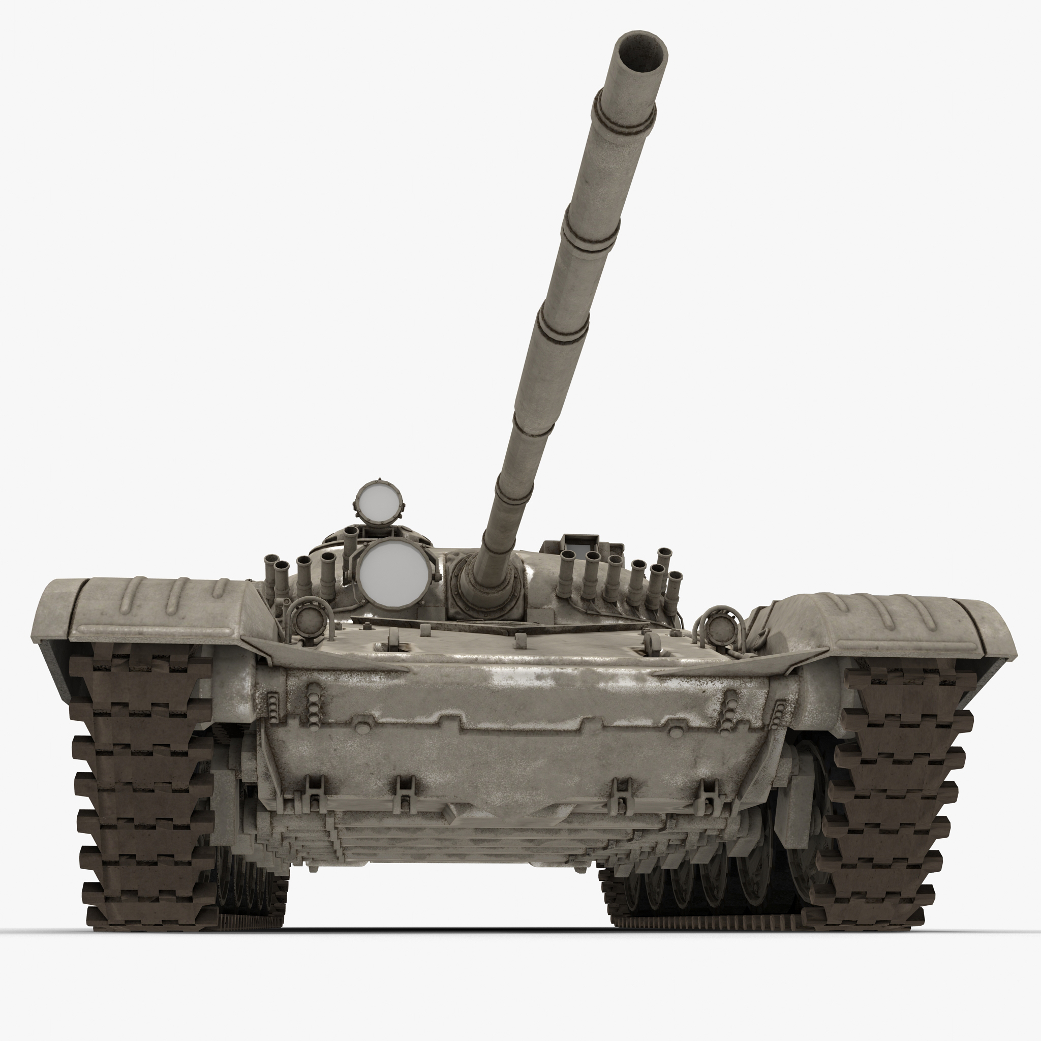 t-72 modeled 3d model