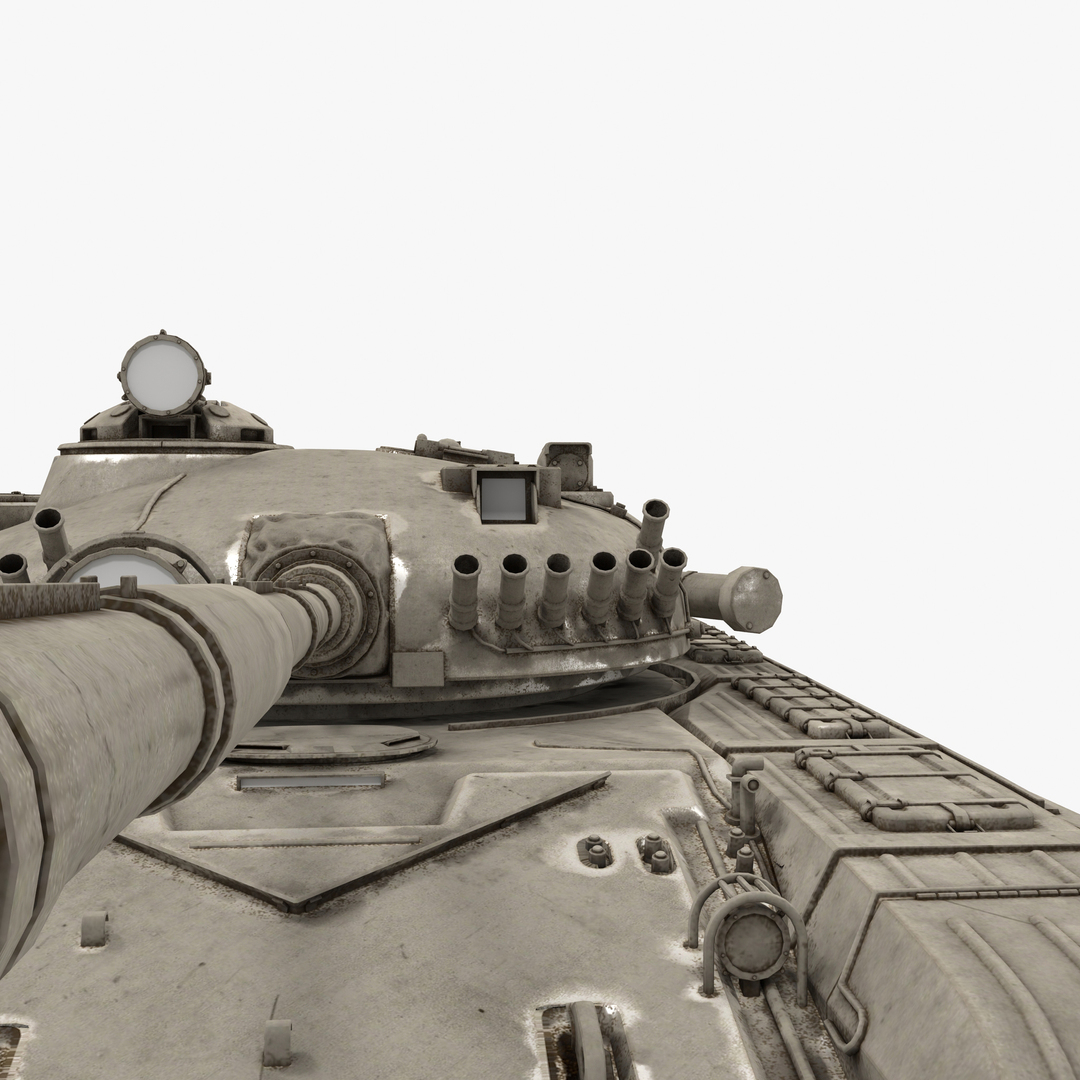 t-72 modeled 3d model