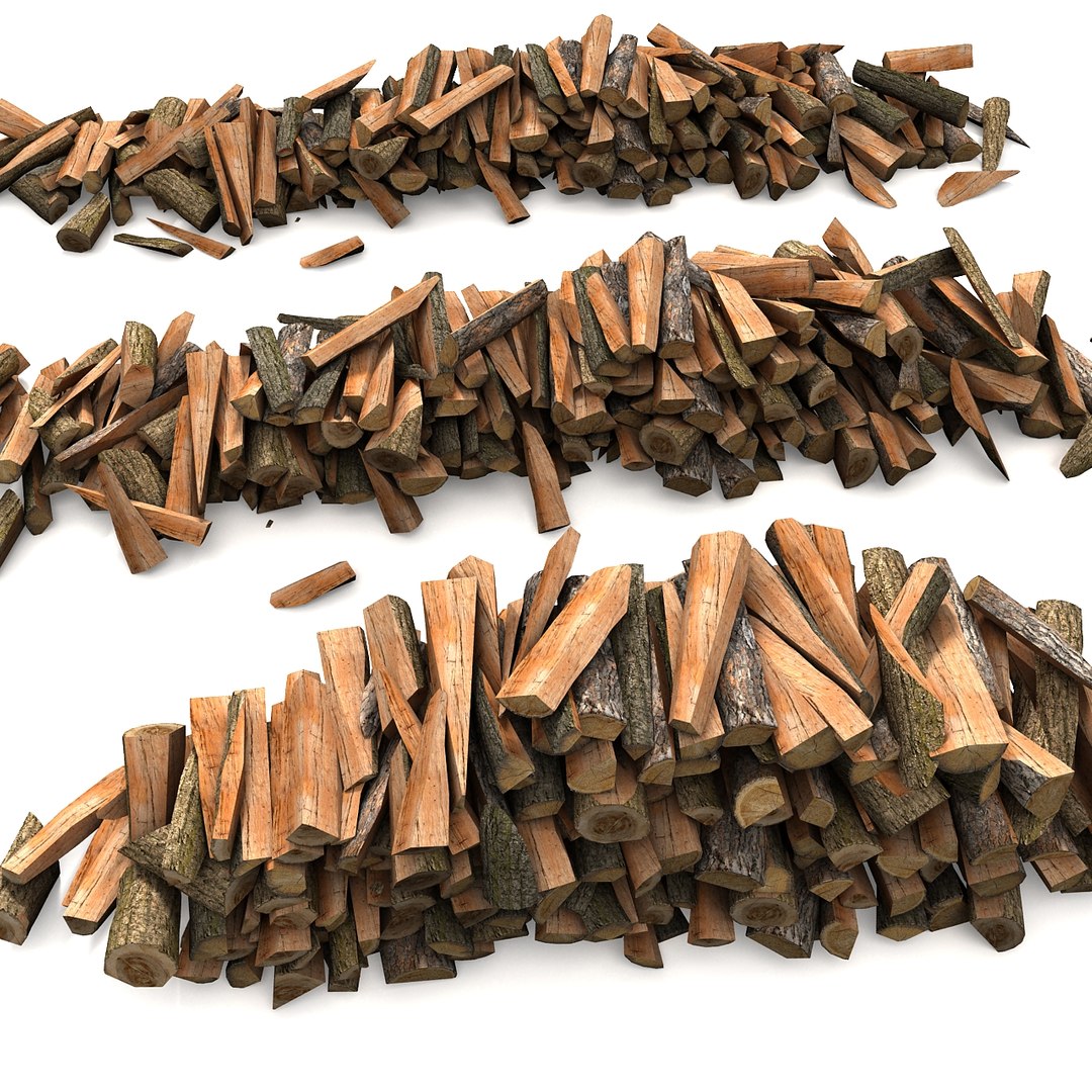 3d Model Firewood Lumber Timber