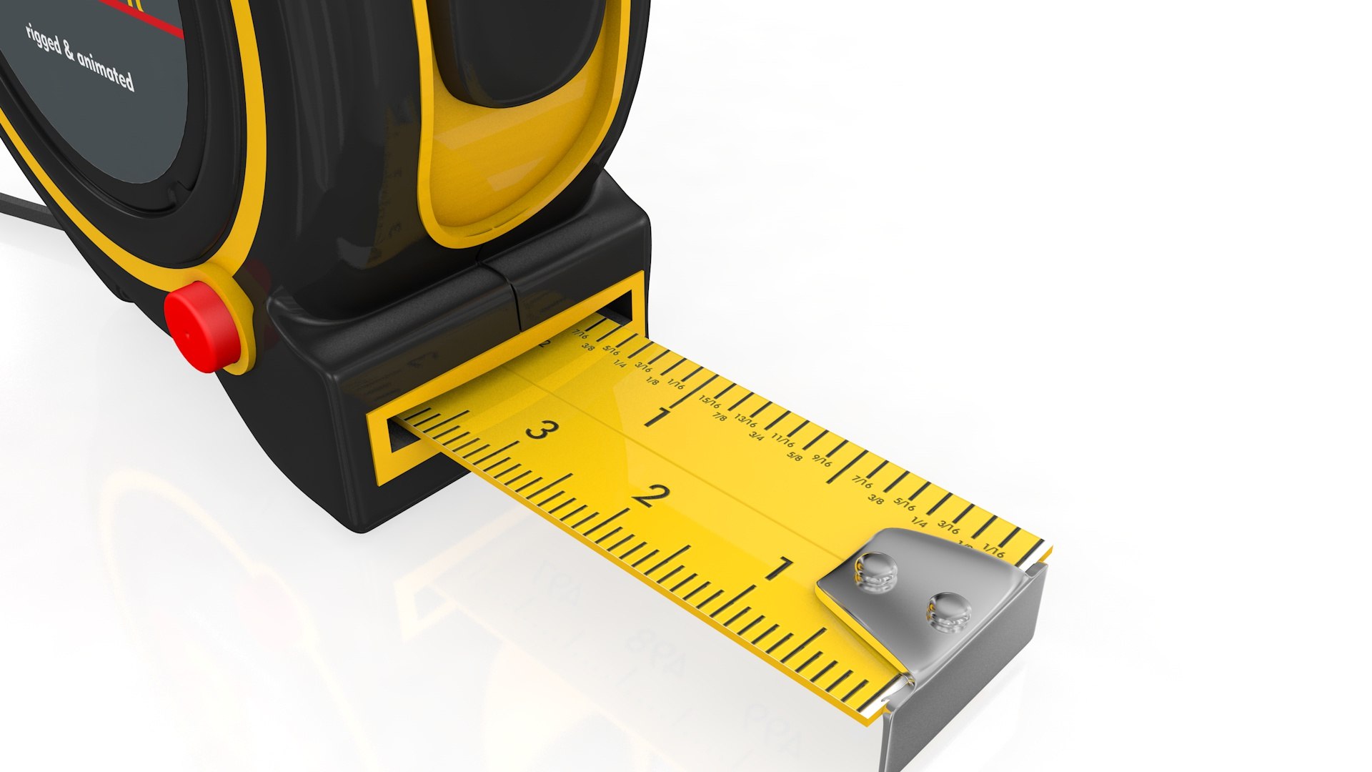 Meter tape measure model - TurboSquid 1484888