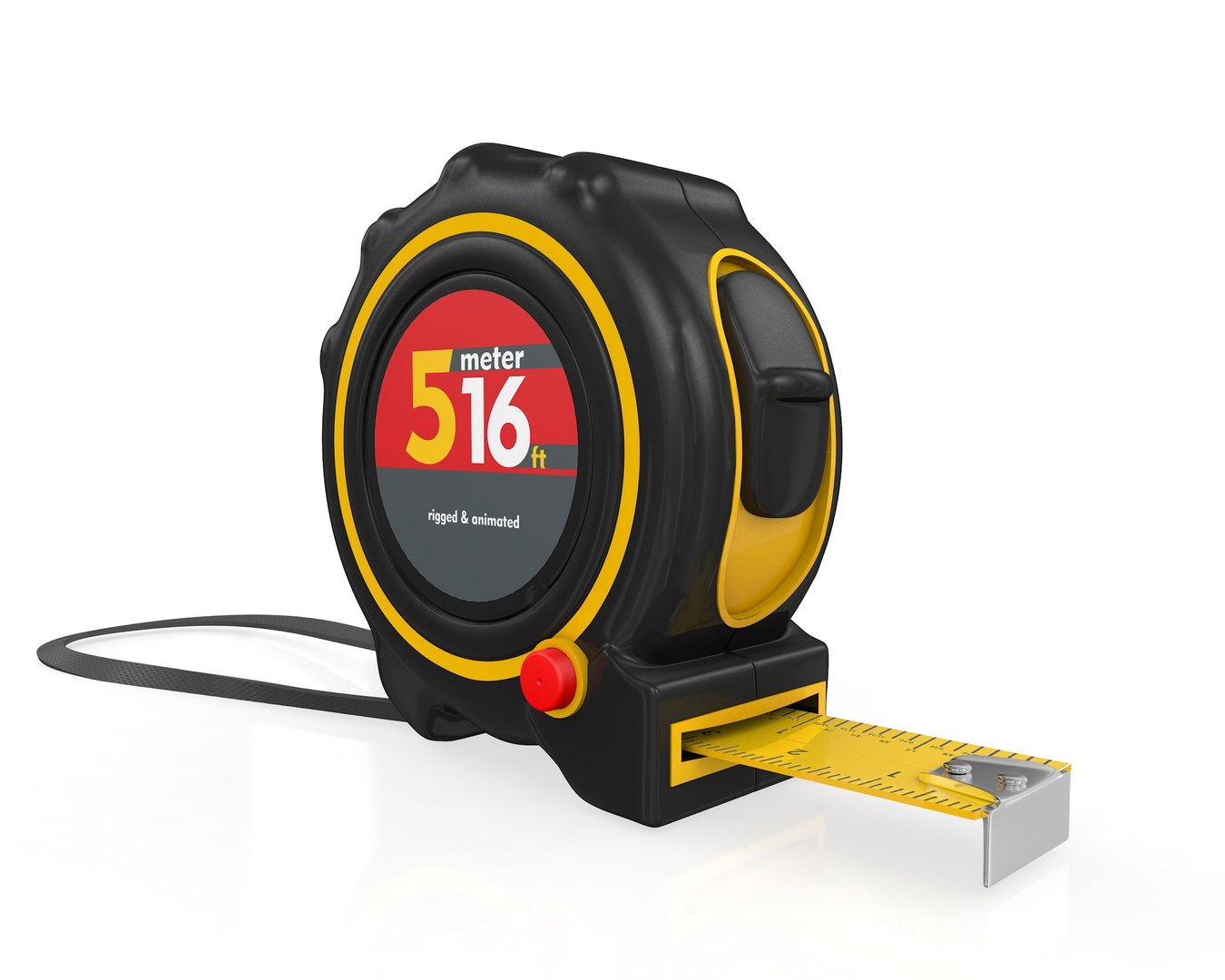 Meter tape measure model - TurboSquid 1484888