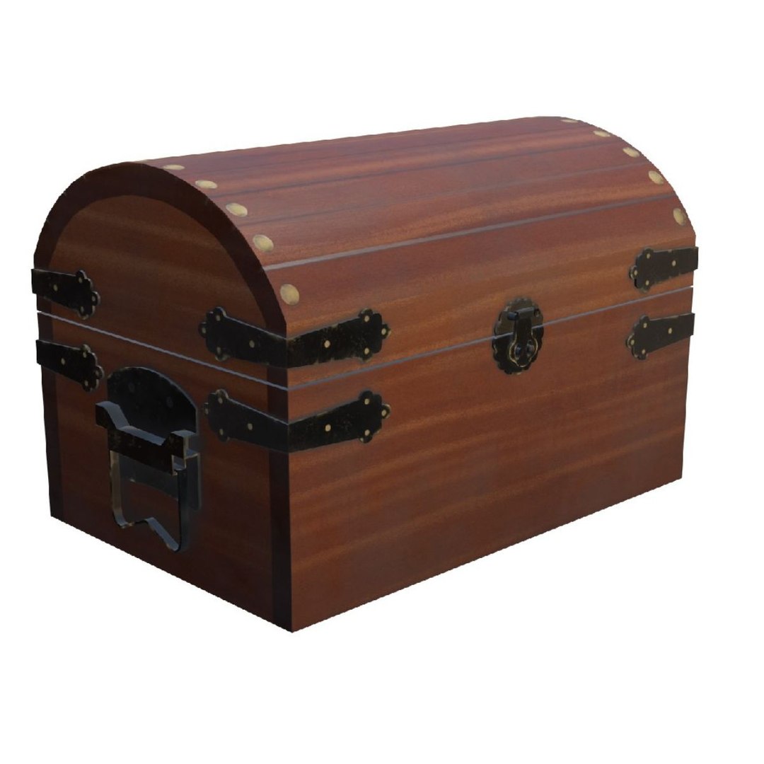 Low Poly Wooden Chest 3D Model 3D - TurboSquid 2297983