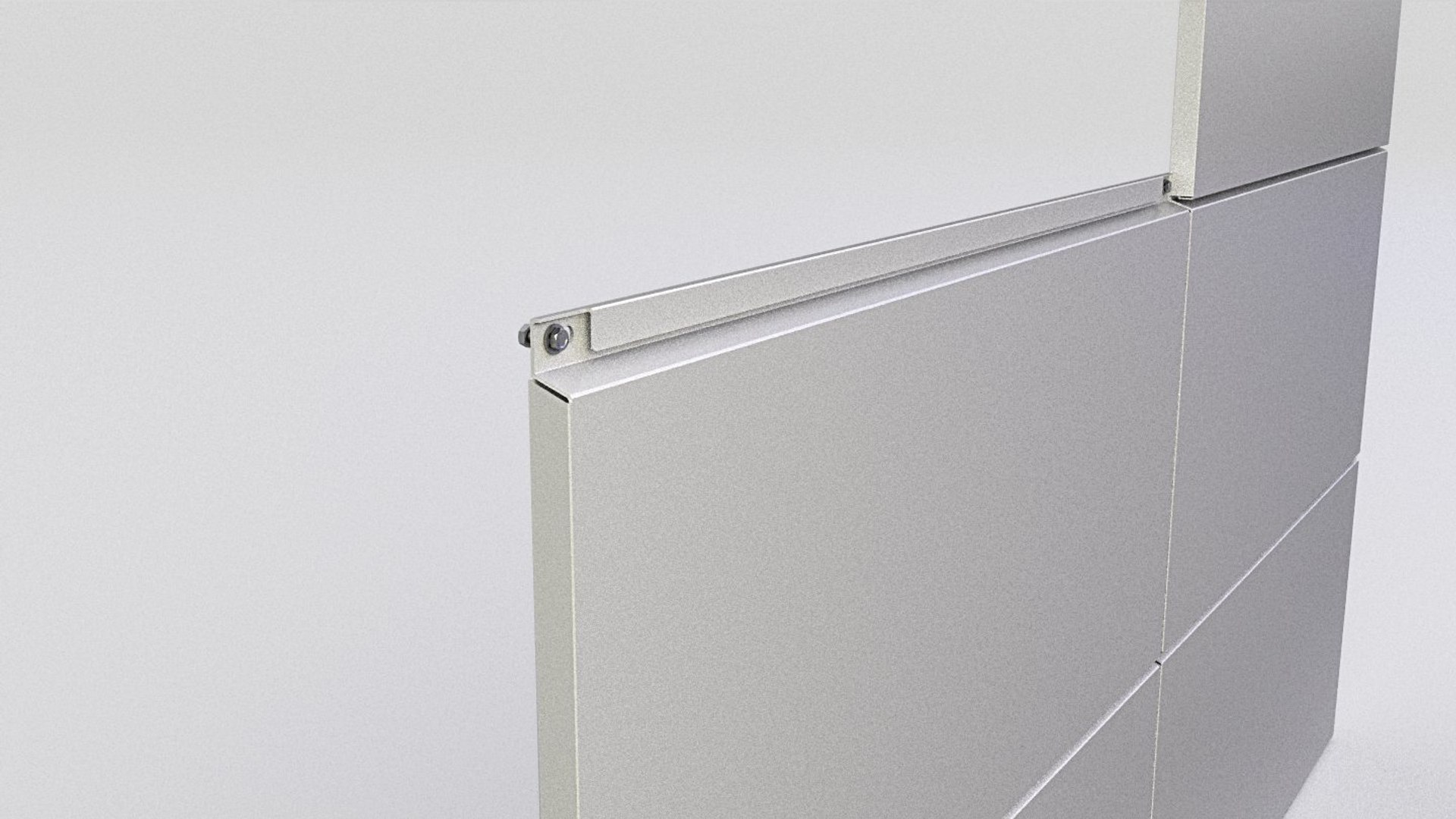 3D facade wall panels model - TurboSquid 1529134