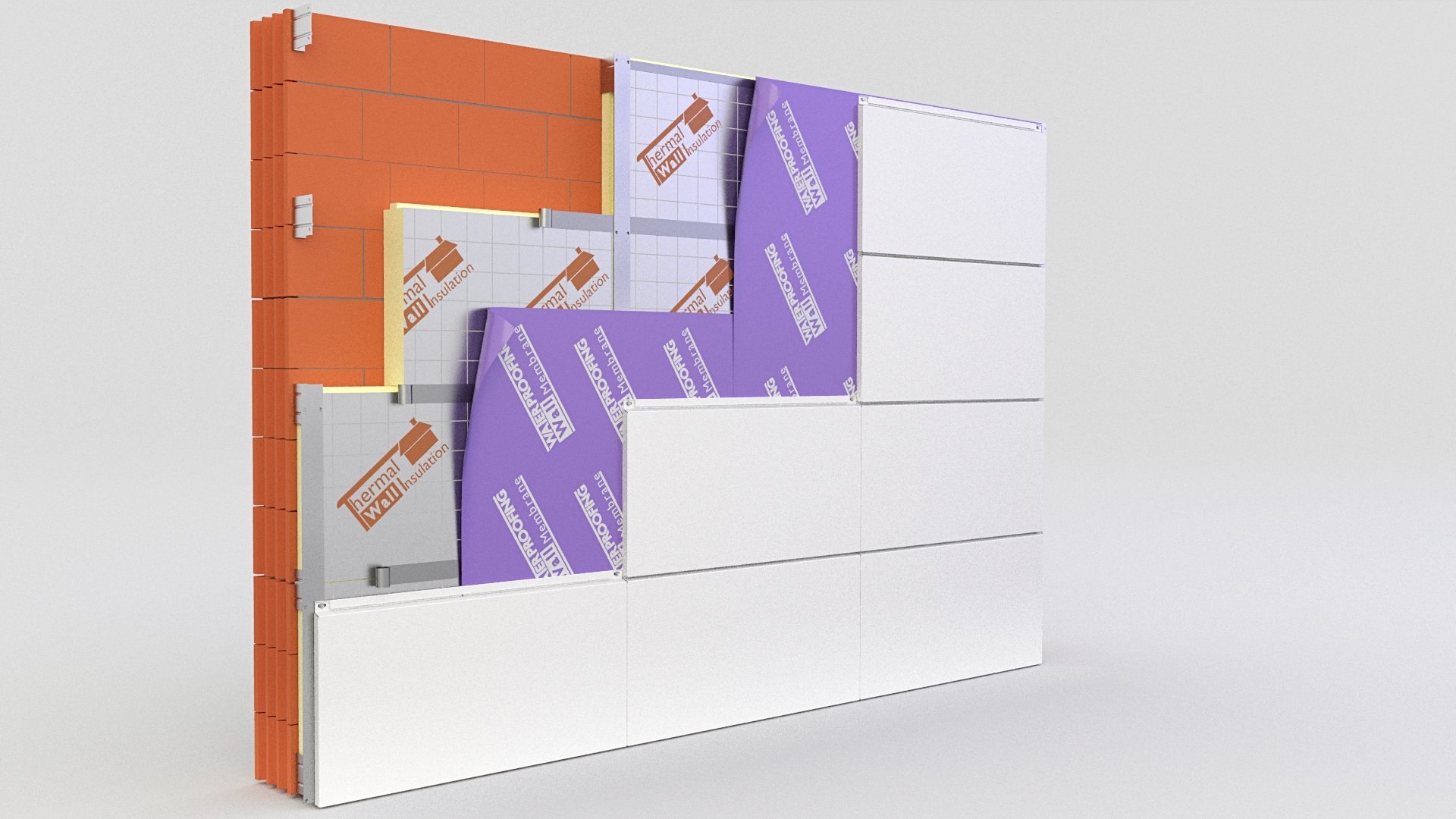 3D facade wall panels model - TurboSquid 1529134