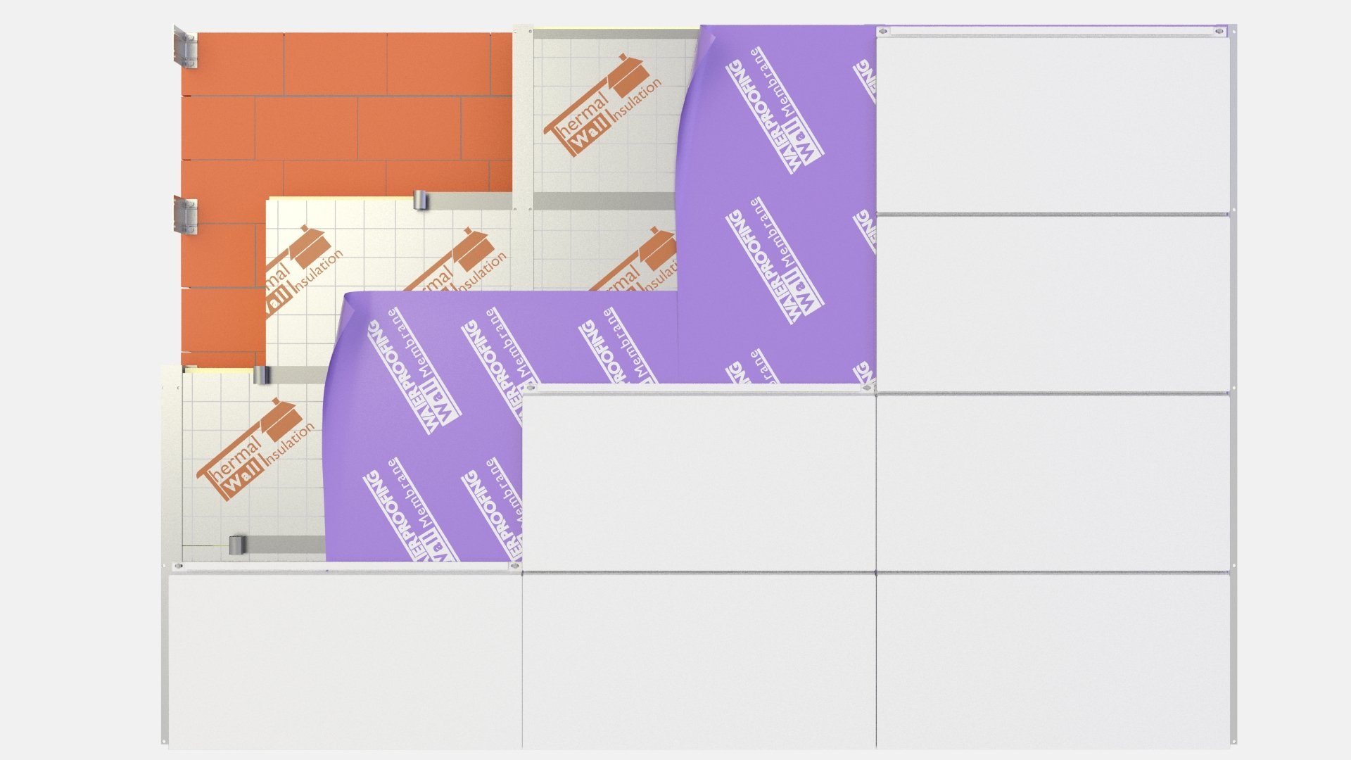 3D facade wall panels model - TurboSquid 1529134