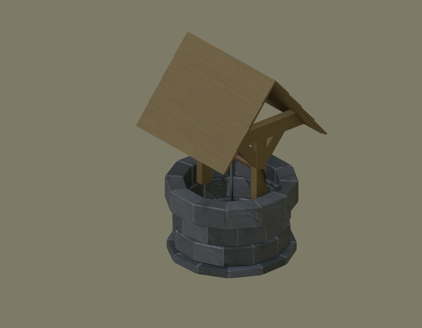 Well 3D Model - TurboSquid 1757177