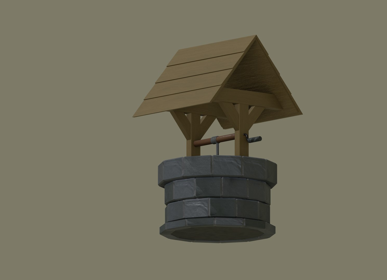 Well 3D Model - TurboSquid 1757177