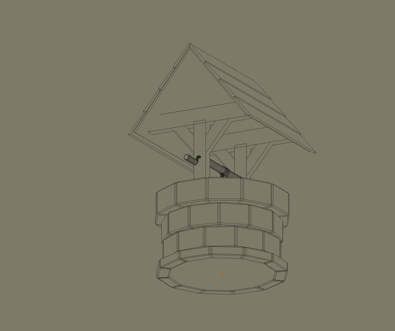 Well 3D Model - TurboSquid 1757177